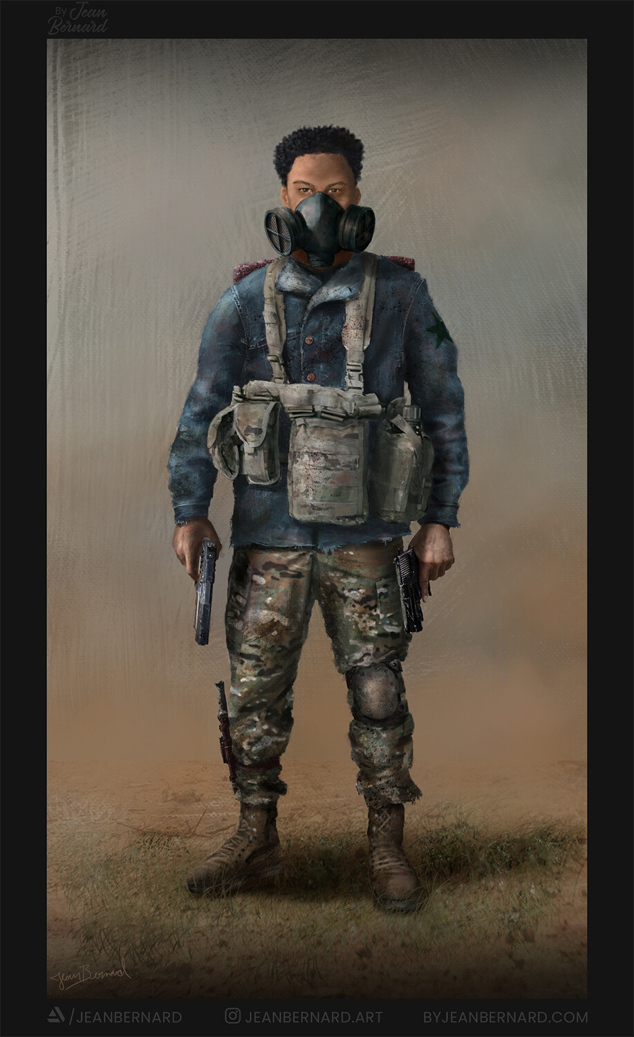 ArtStation - Concept art - Survivor in the post-apocalyptic world.
