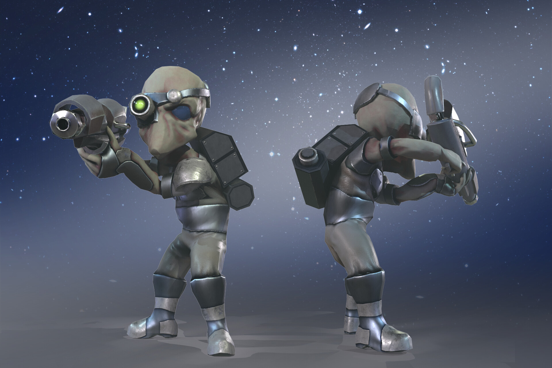 ArtStation - Big Head Soldier