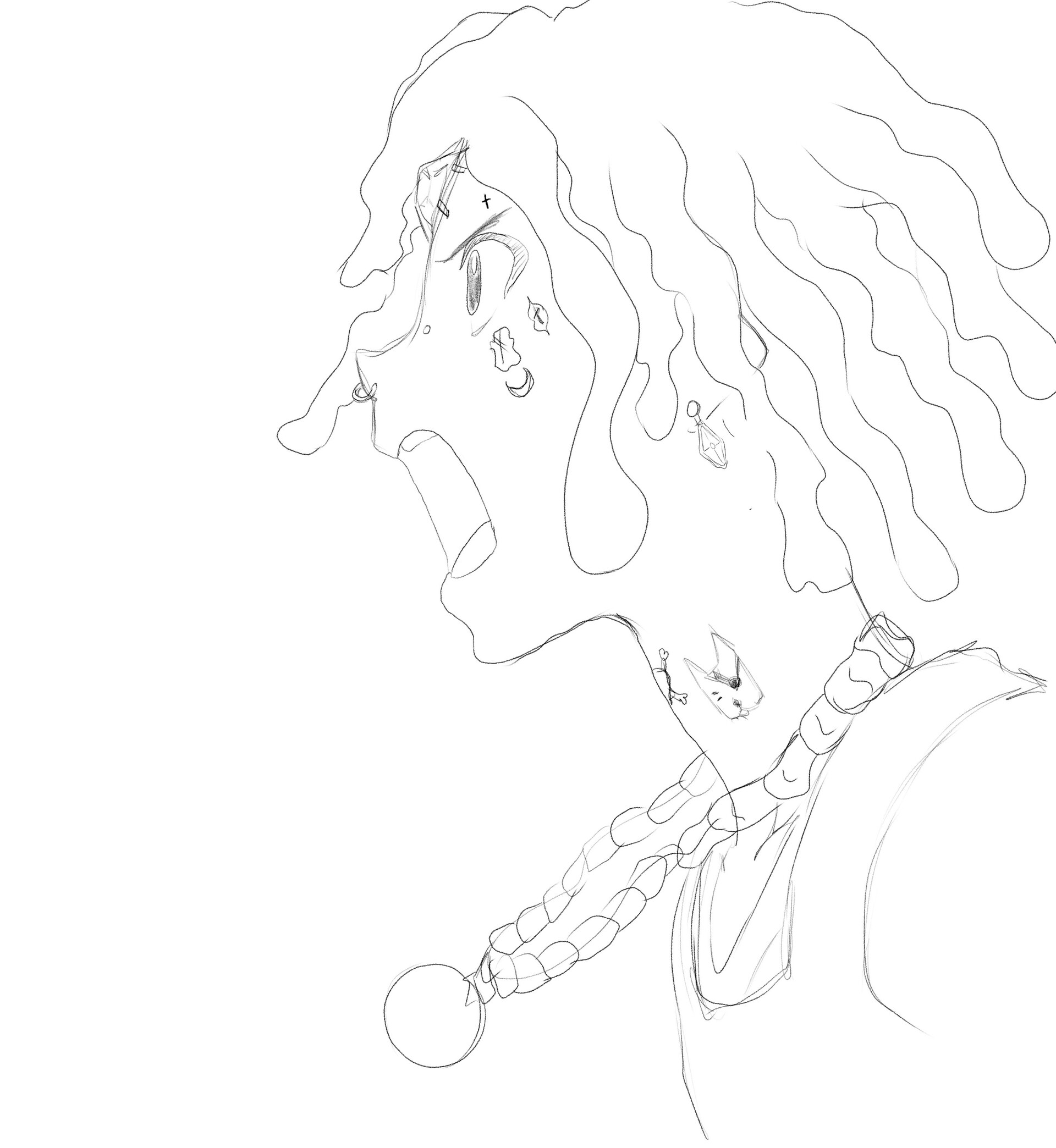 uzi outline