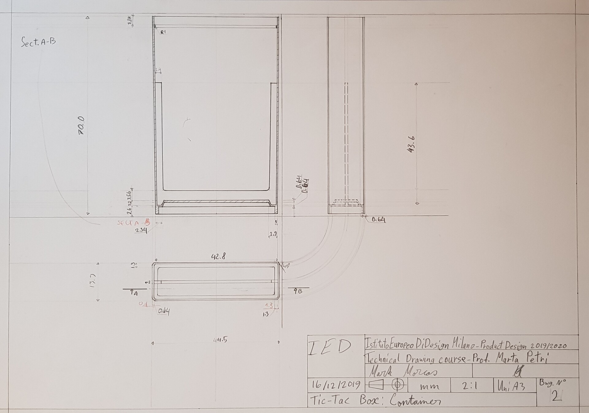 ArtStation - Tic-Tac box Tech Drw