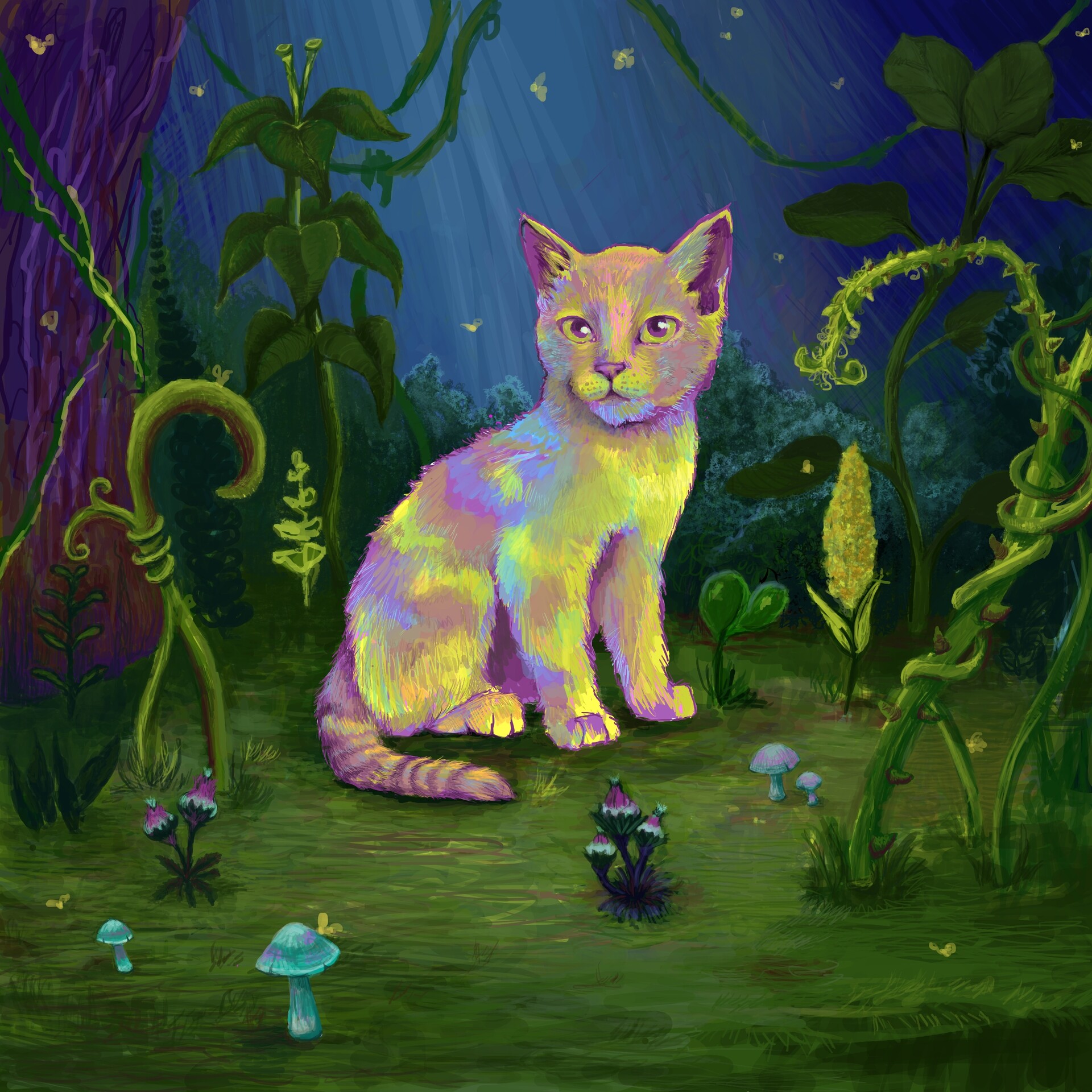 ArtStation - Forest Cat