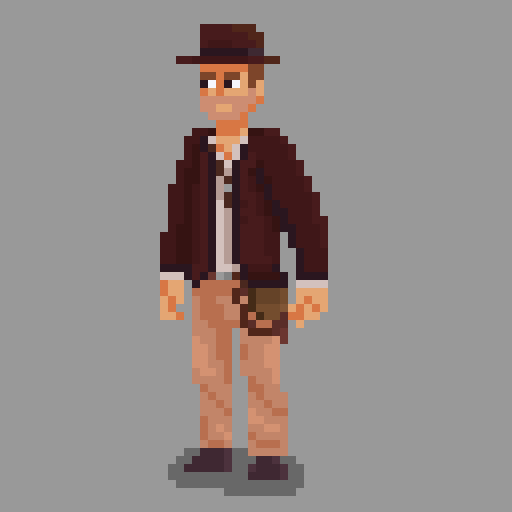 ArtStation - Indiana Jones Pixelart Sprite