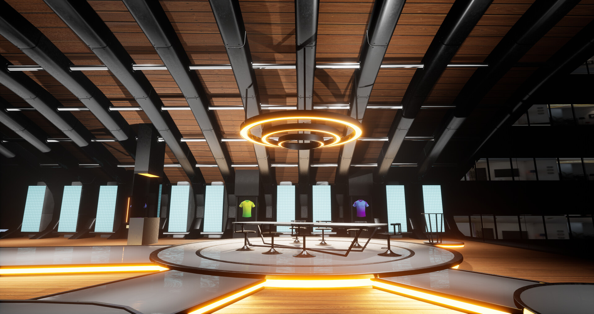 ArtStation - Virtual Sport TV Set - Realtime