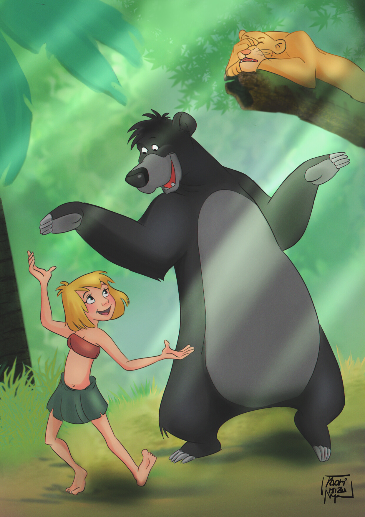 Artstation The Jungle Book Commission