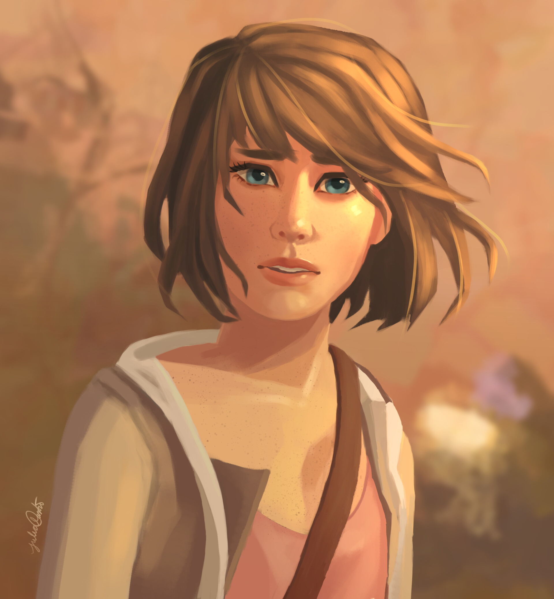 ArtStation - Max Caulfield study from screenshot (Life is Strange)