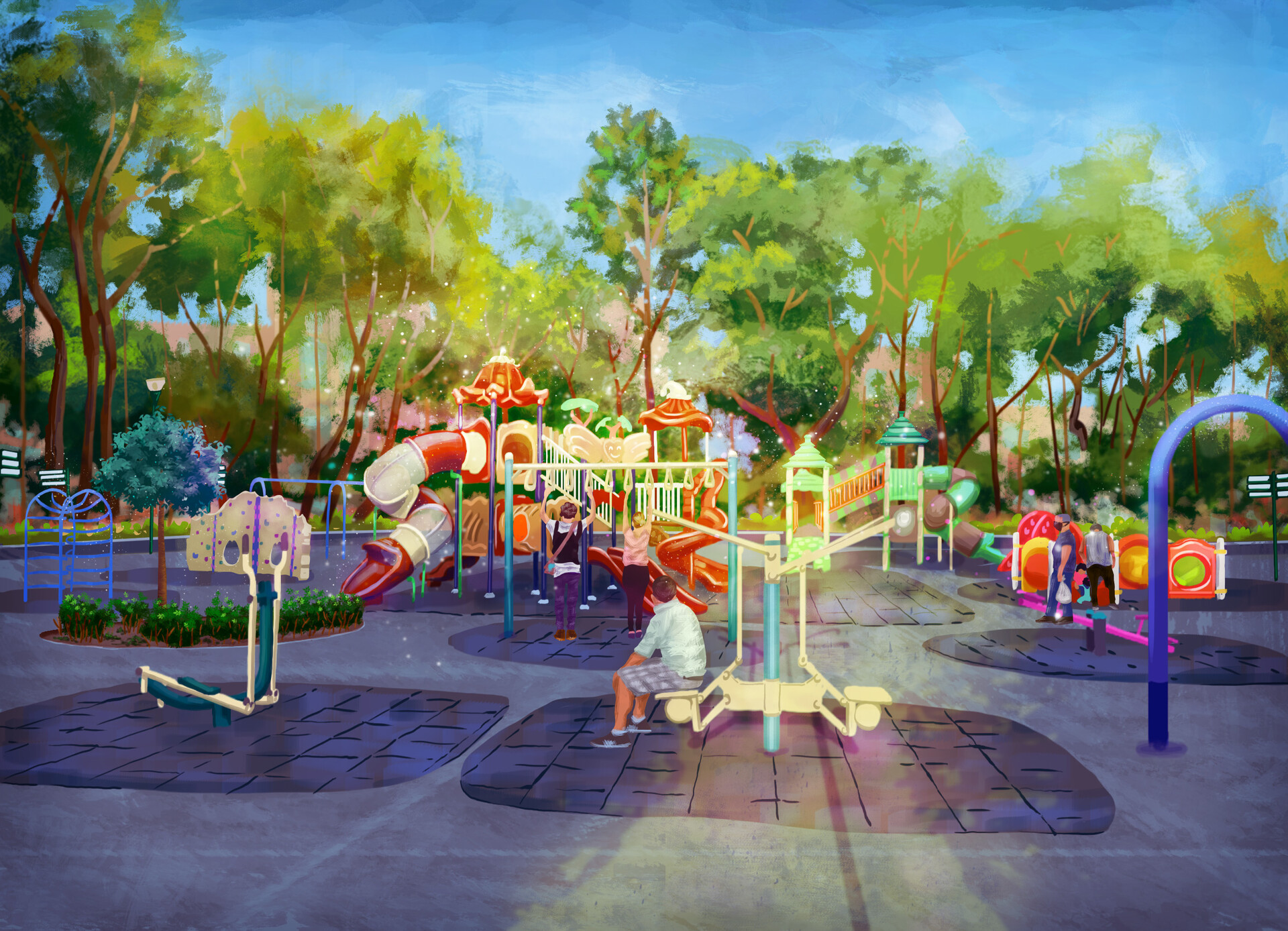 ArtStation - Playground concept