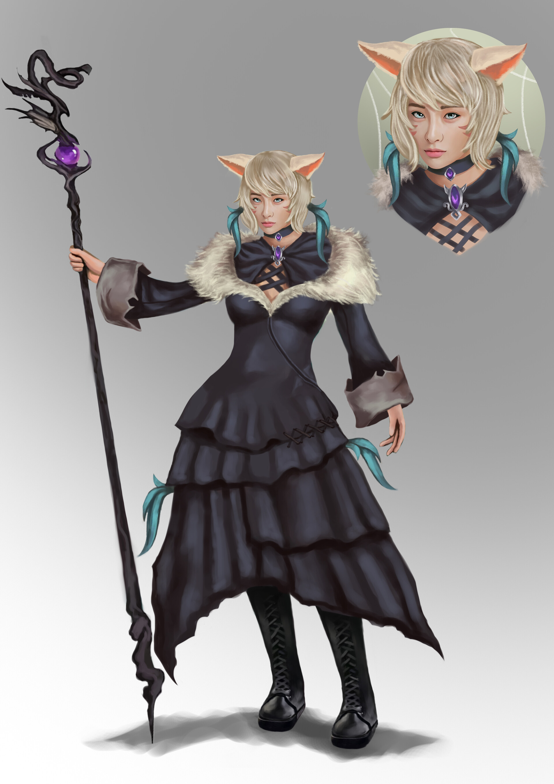 ArtStation - Ysthola - Customize DnD character