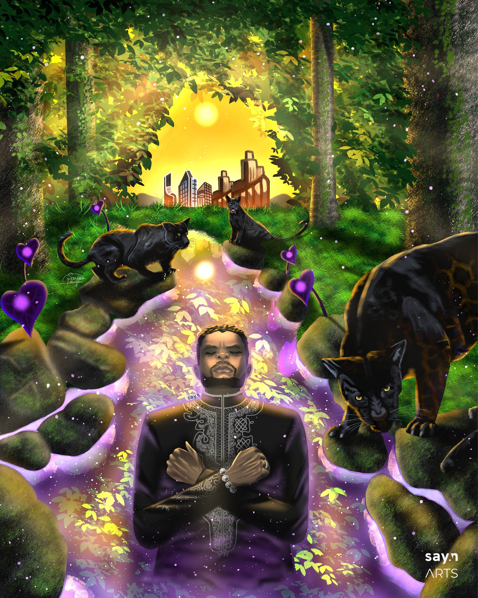 ArtStation - Chadwick Boseman Tribute