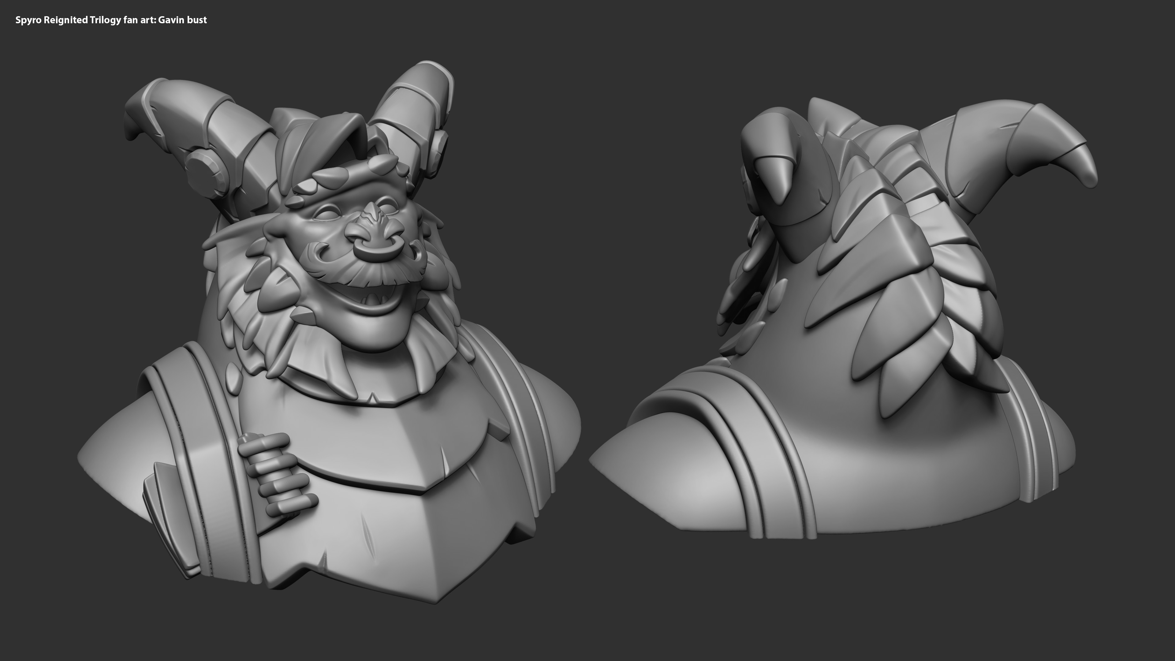 3D Character artist - Gavin - Spyro Reignited Trilogy fan art