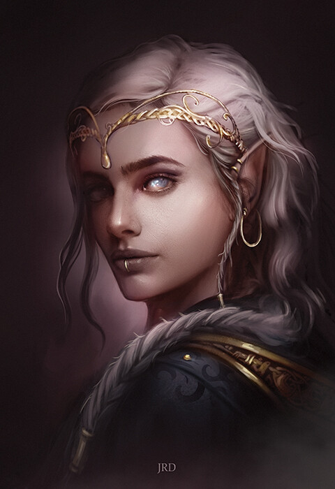 ArtStation - BLIND ELF QUEEN