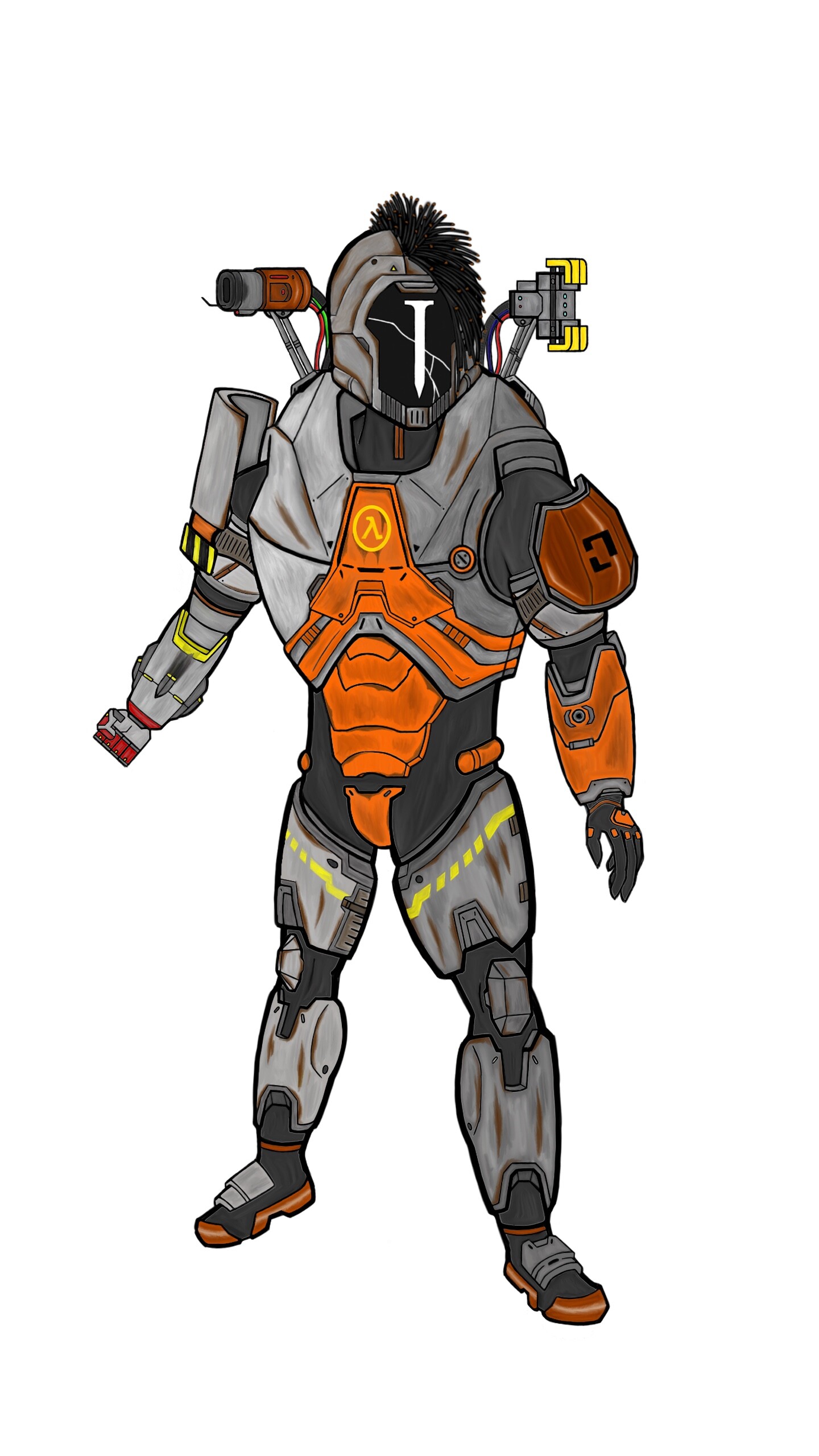 ArtStation - The First Drawing of my First OC