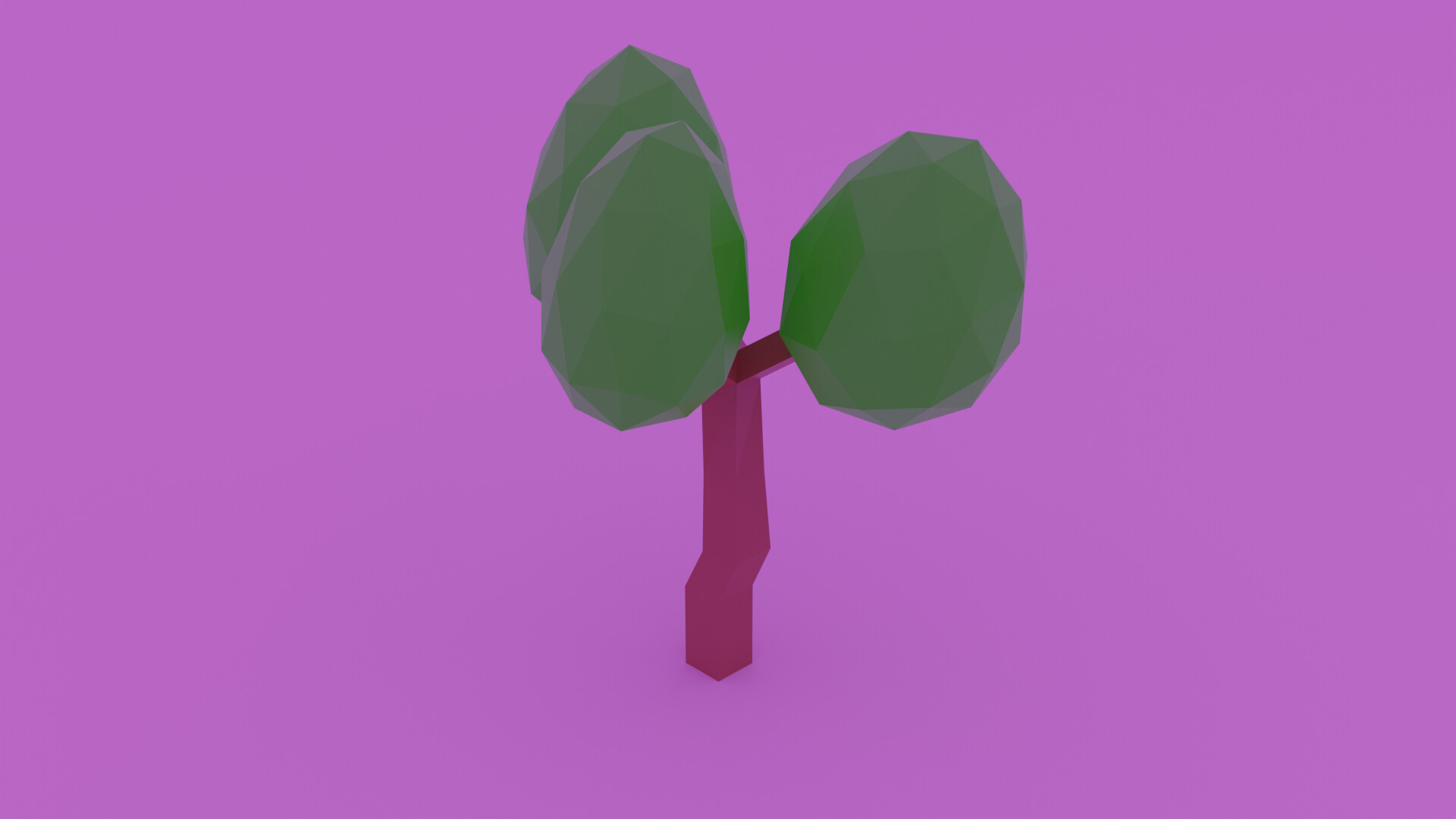 ArtStation - Low-Poly Tree