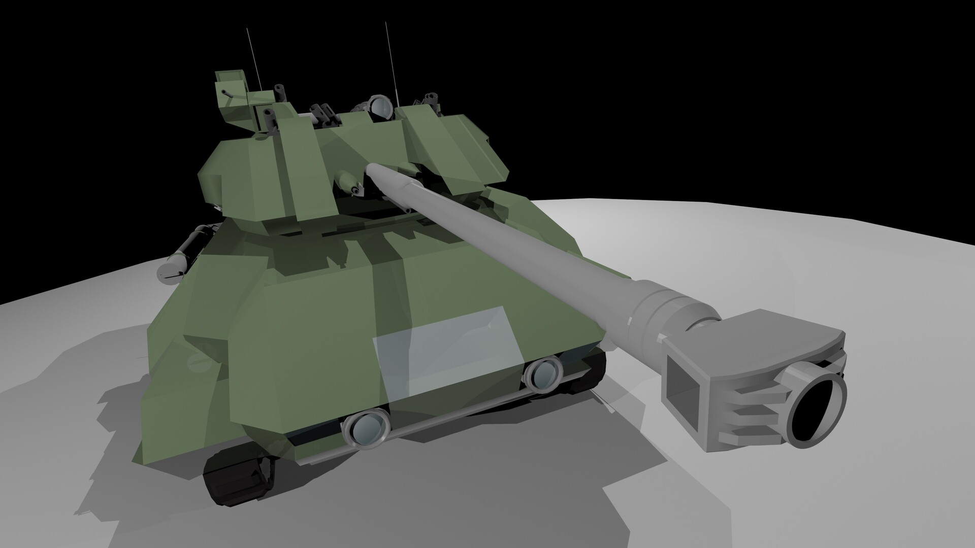 ArtStation - Sci-fi Tank 'Sandhopper' (SA-46)