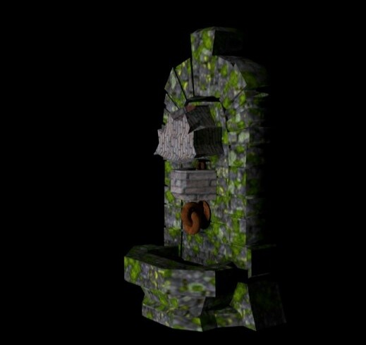 ArtStation - Stylised water fountain using Autodesk maya