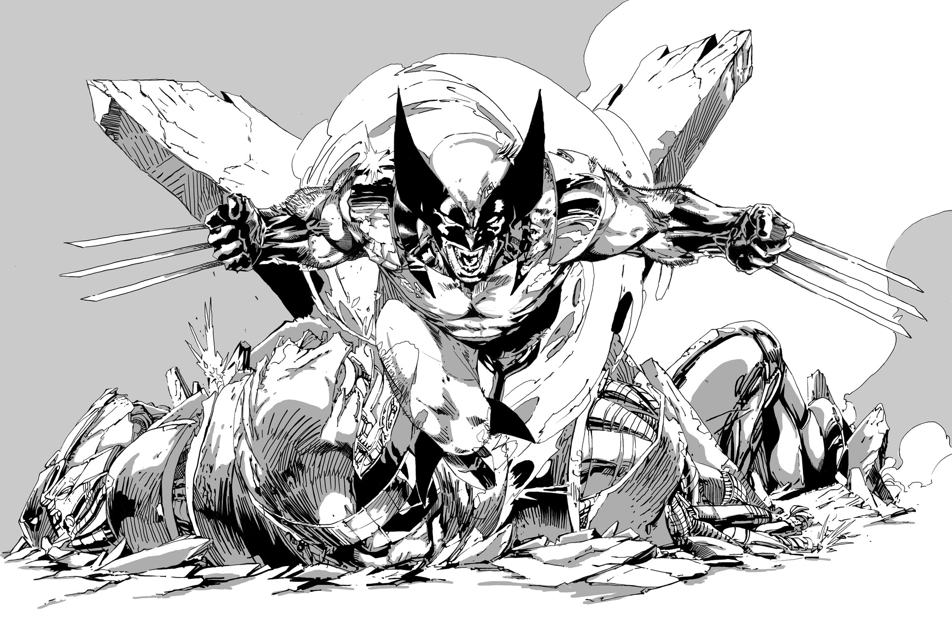 ArtStation - Wolverine Digital Inks