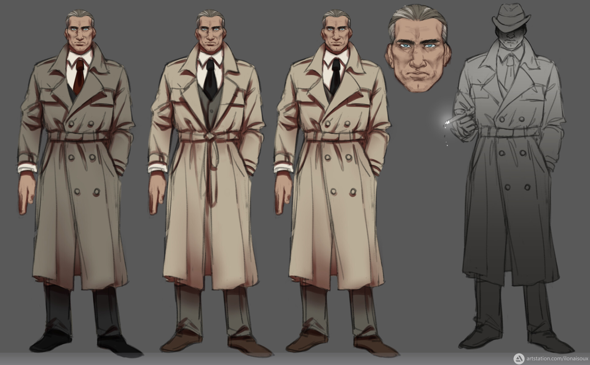 Ilona Isoux - LUCID - Character Concept Art