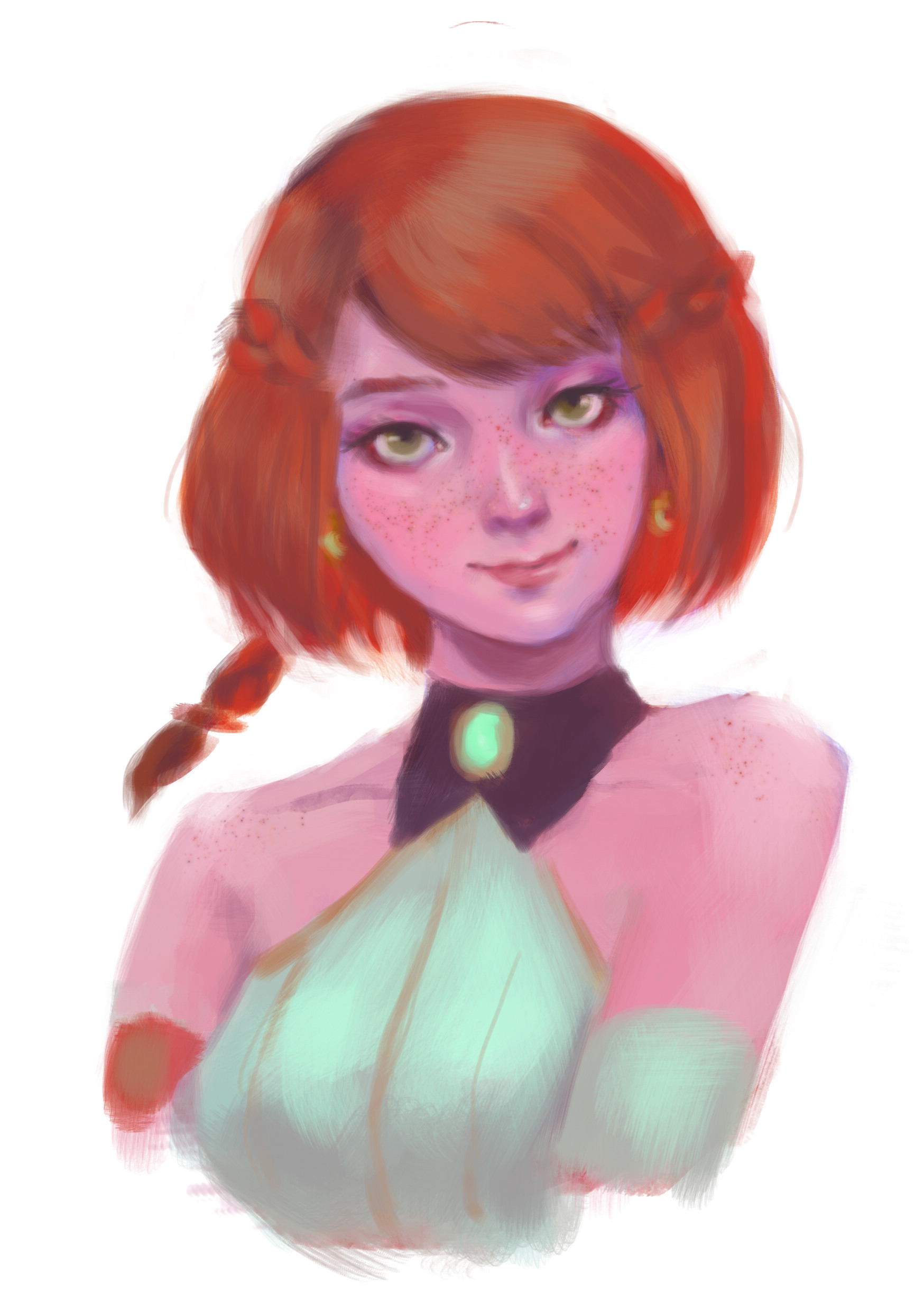 ArtStation - Salus OC sketch