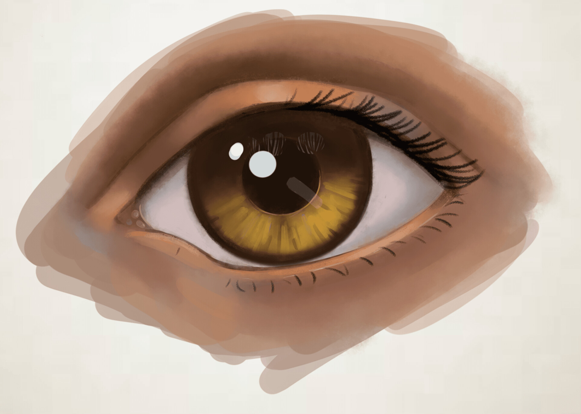 ArtStation - brown eye