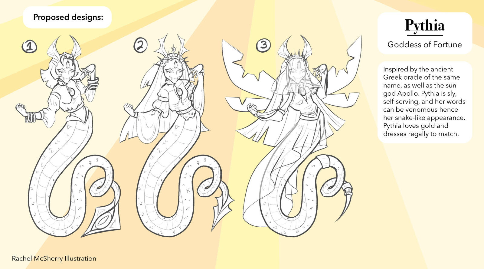 Rachel McSherry - Pythia (Proposed Designs)