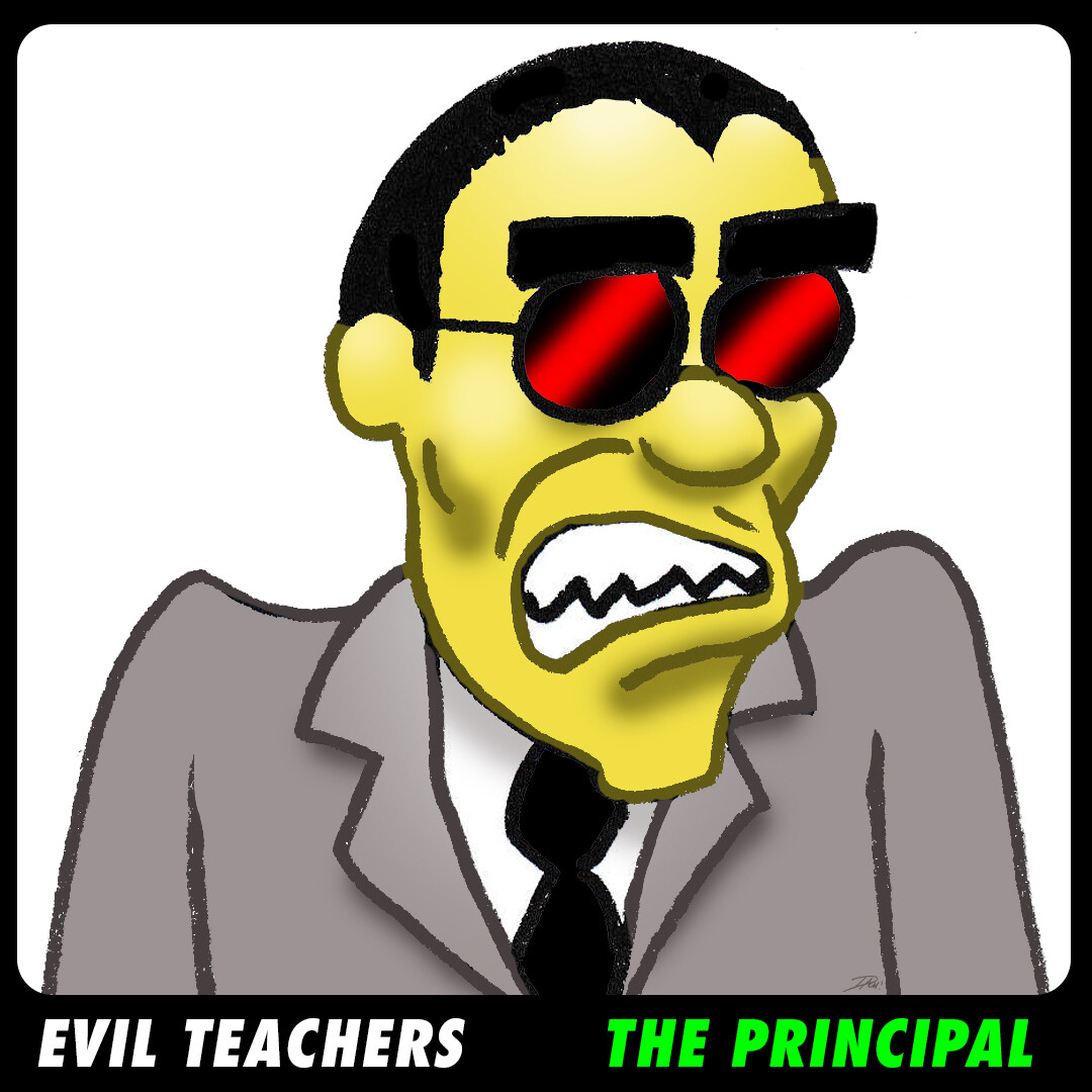 ArtStation - EVIL TEACHERS - THE PRINCIPAL