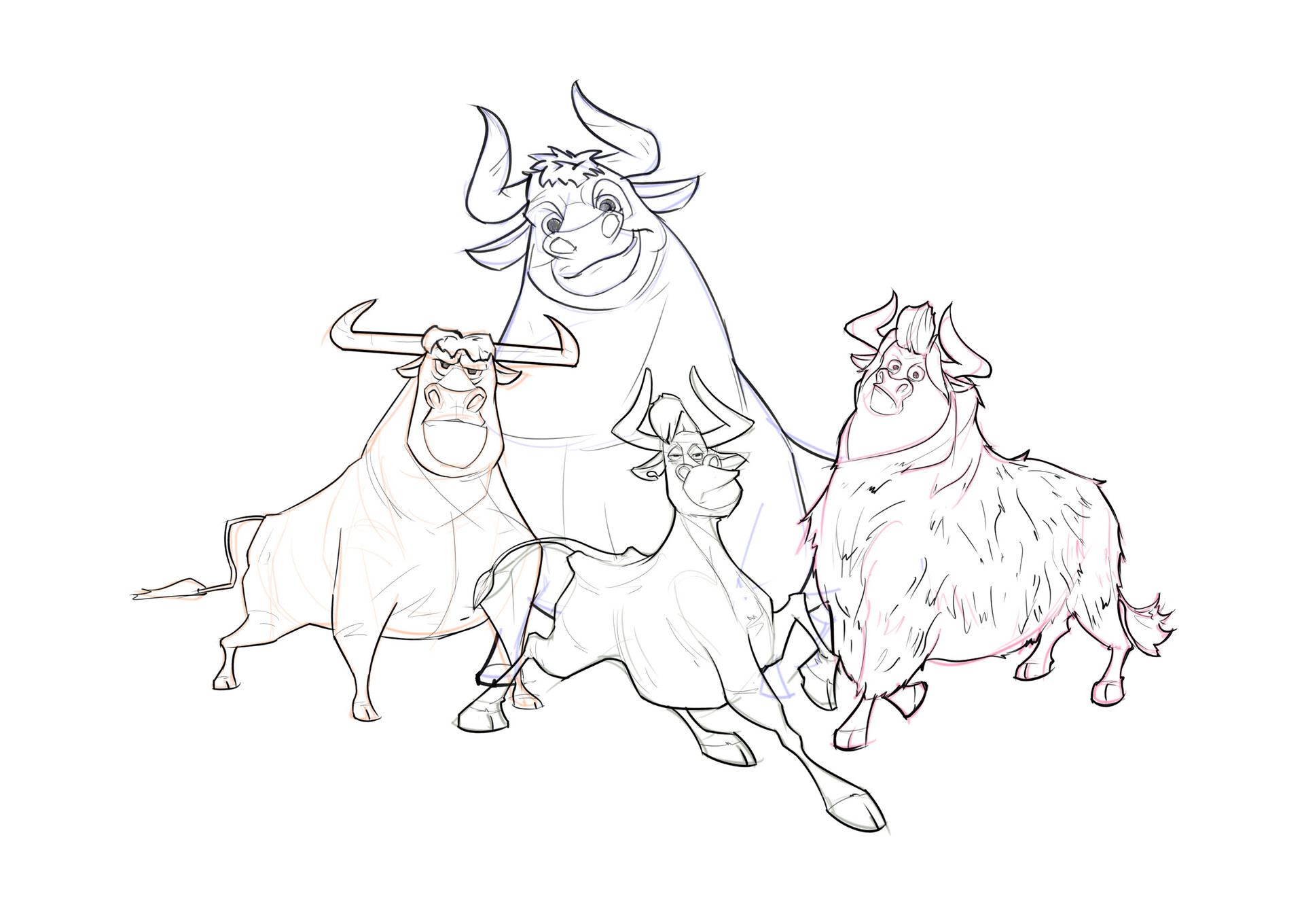 ferdinand movie coloring pages