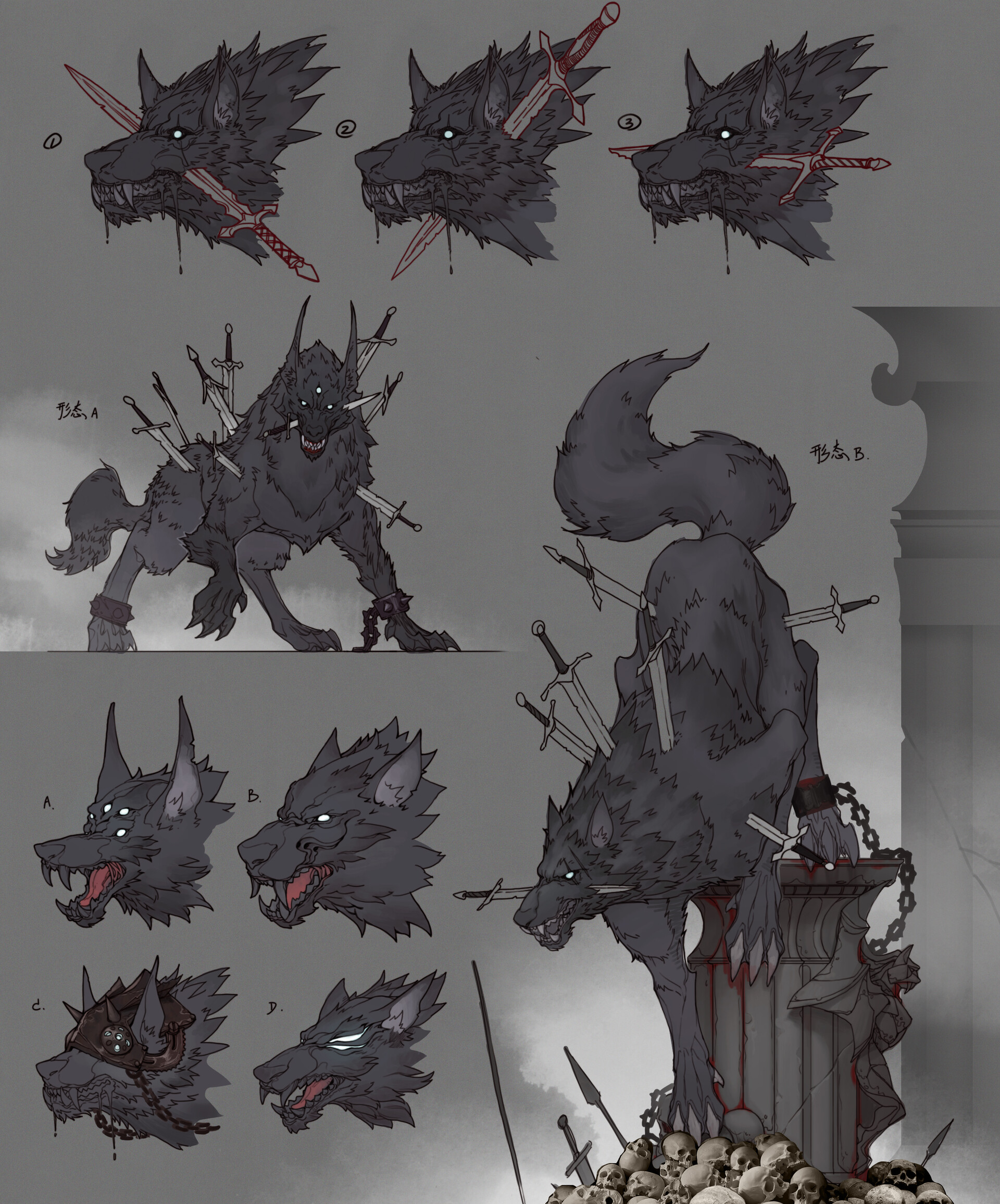 ArtStation - Concept_Wolf