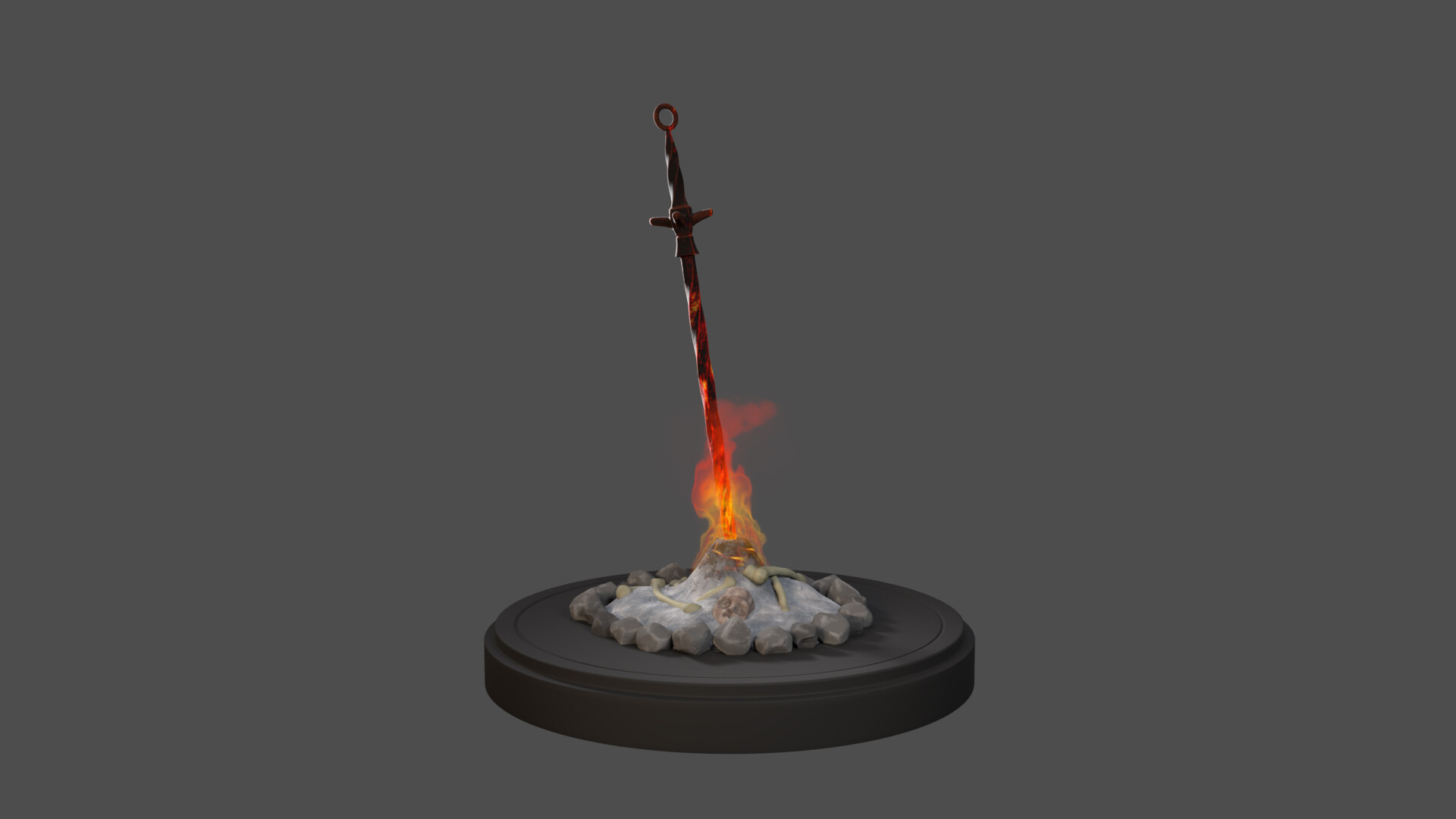 ArtStation - Dark Souls Bonfire