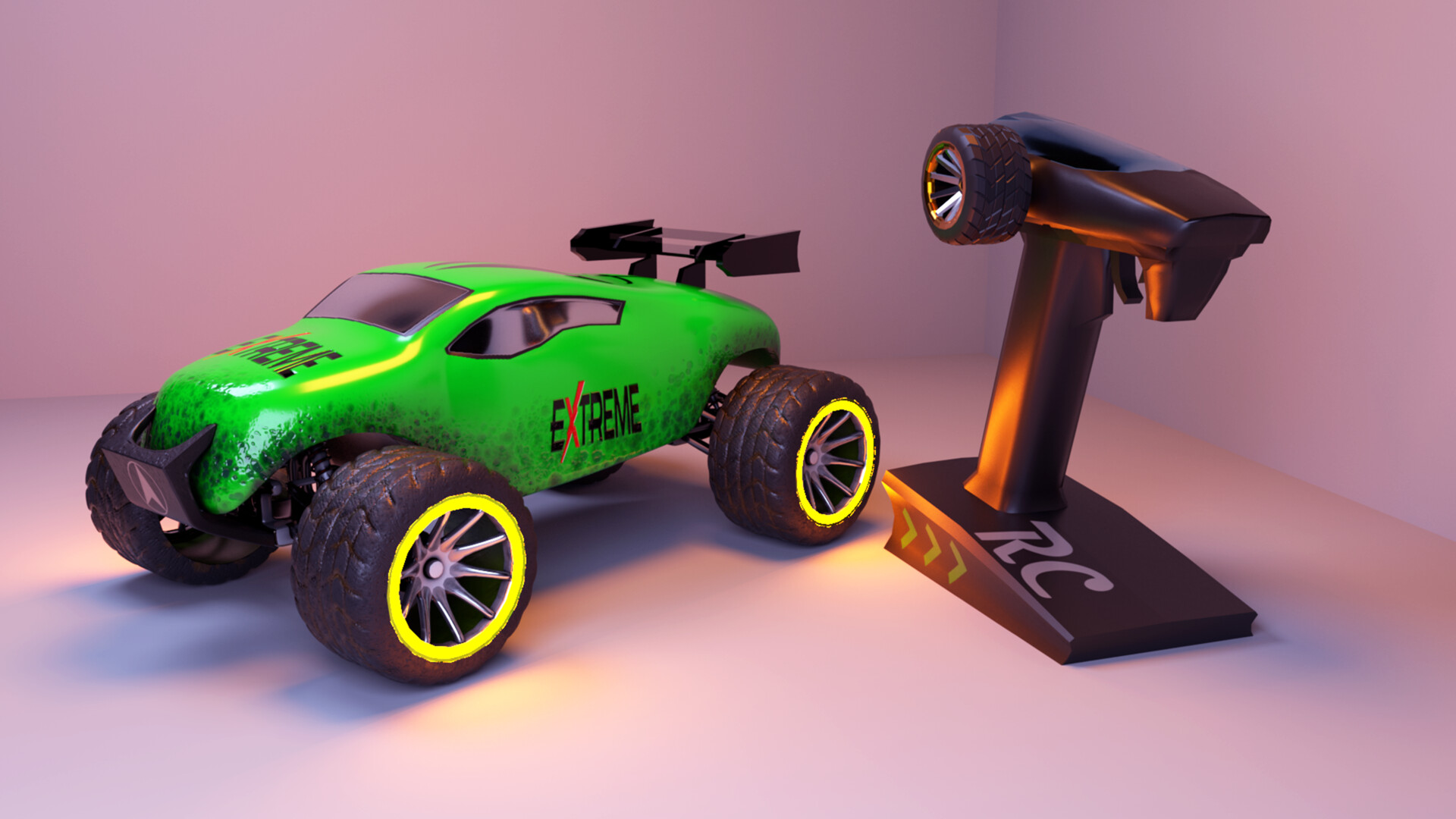 ArtStation - rc_car remote control toy car