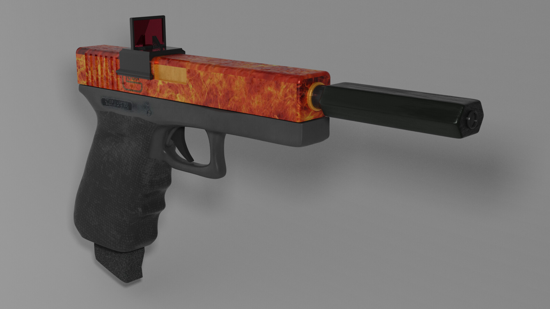 ArtStation - Glock 17, blender