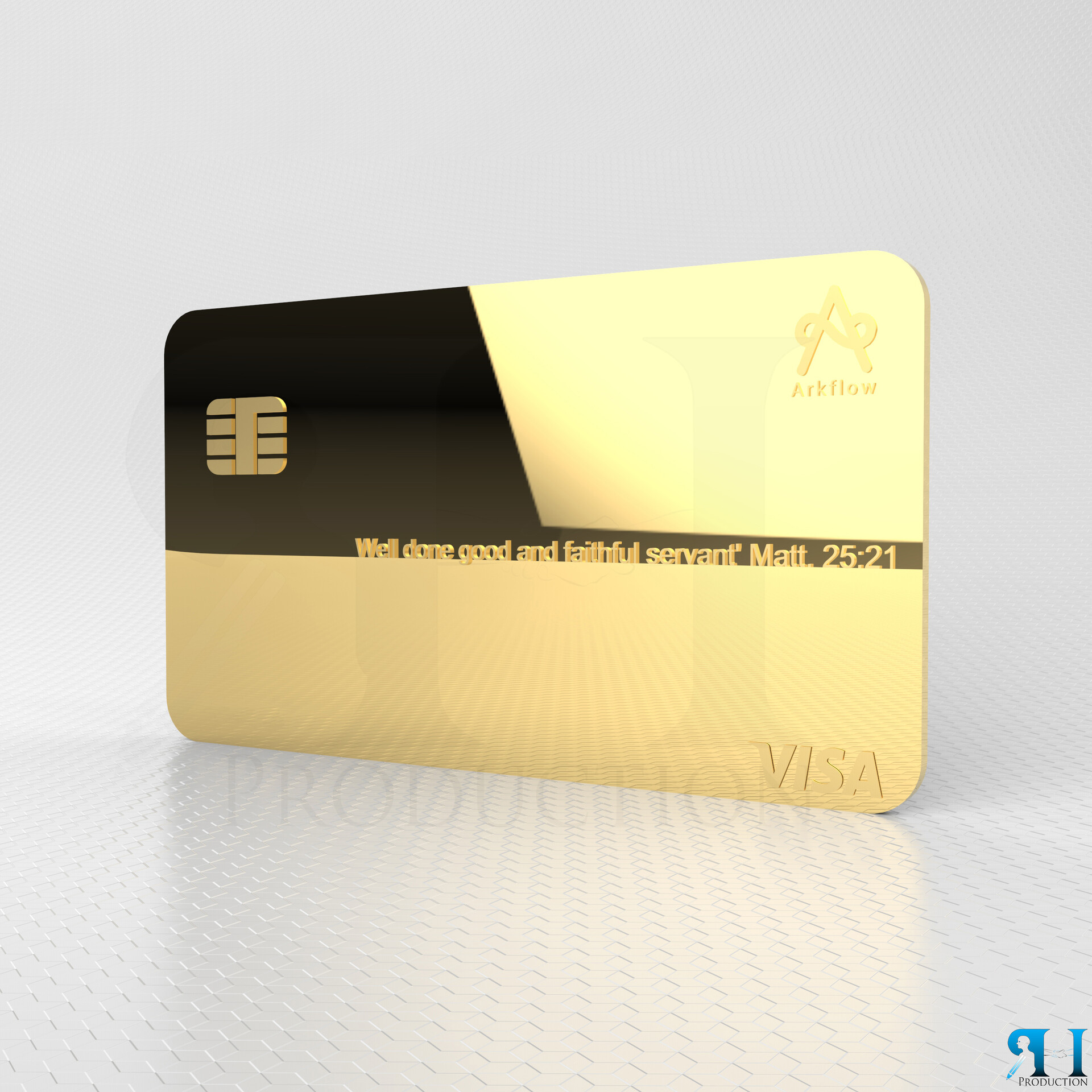 ArtStation - Gold Card Design