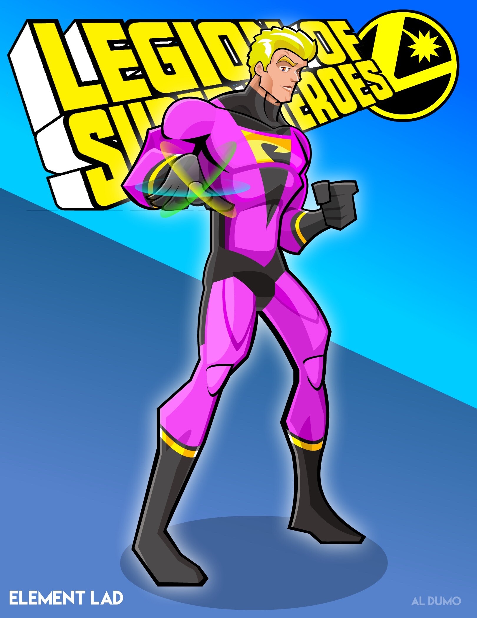 ArtStation - Legion of Superheroes: Element Lad