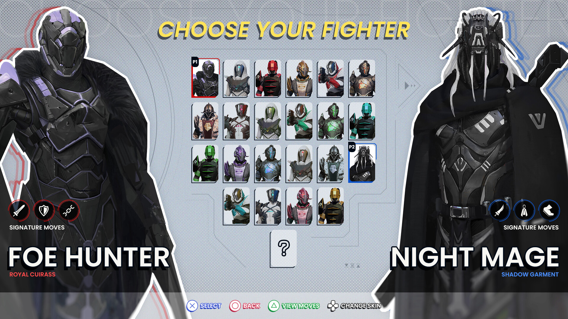 ArtStation - Fighting Game Character Selection