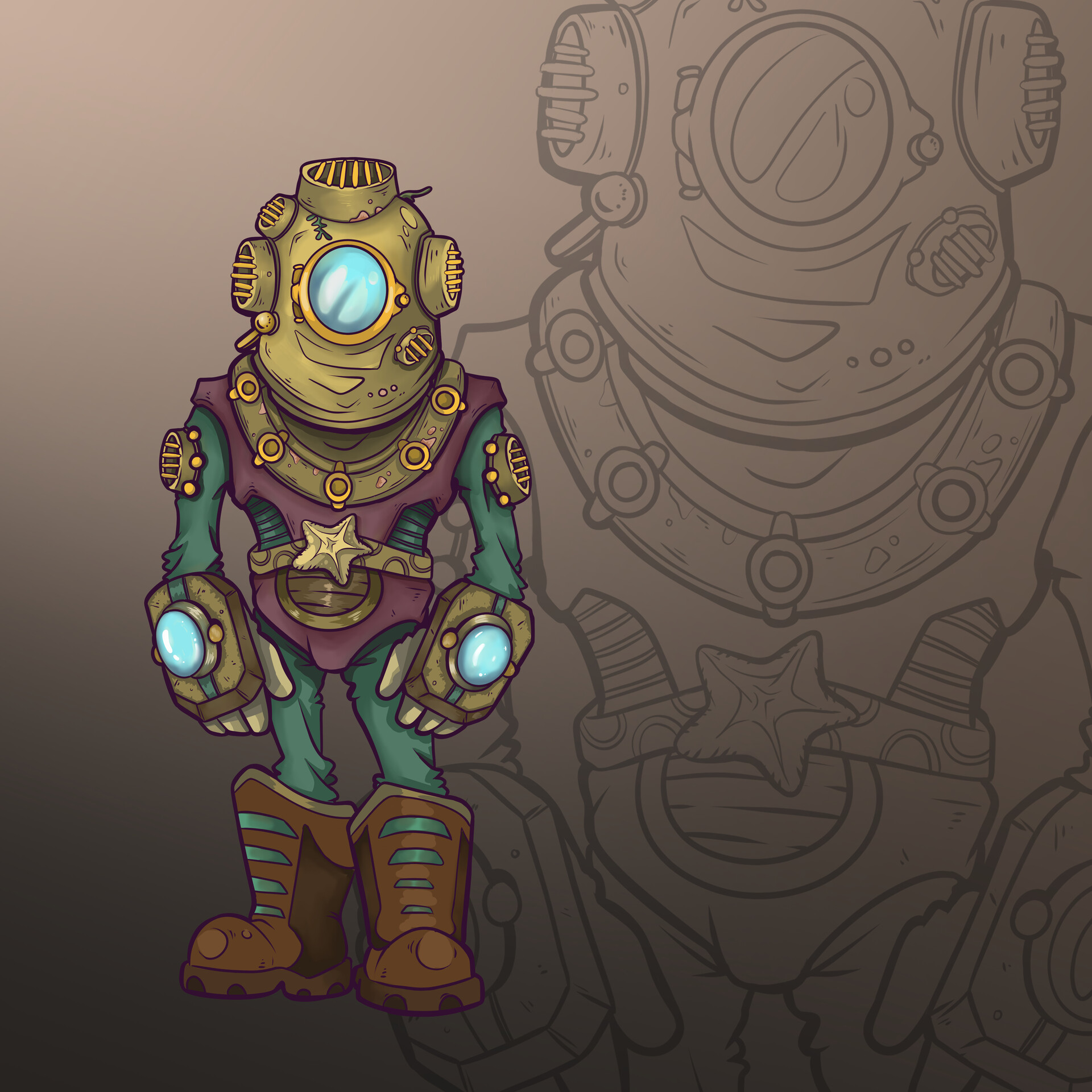 ArtStation - Underwater Explorer