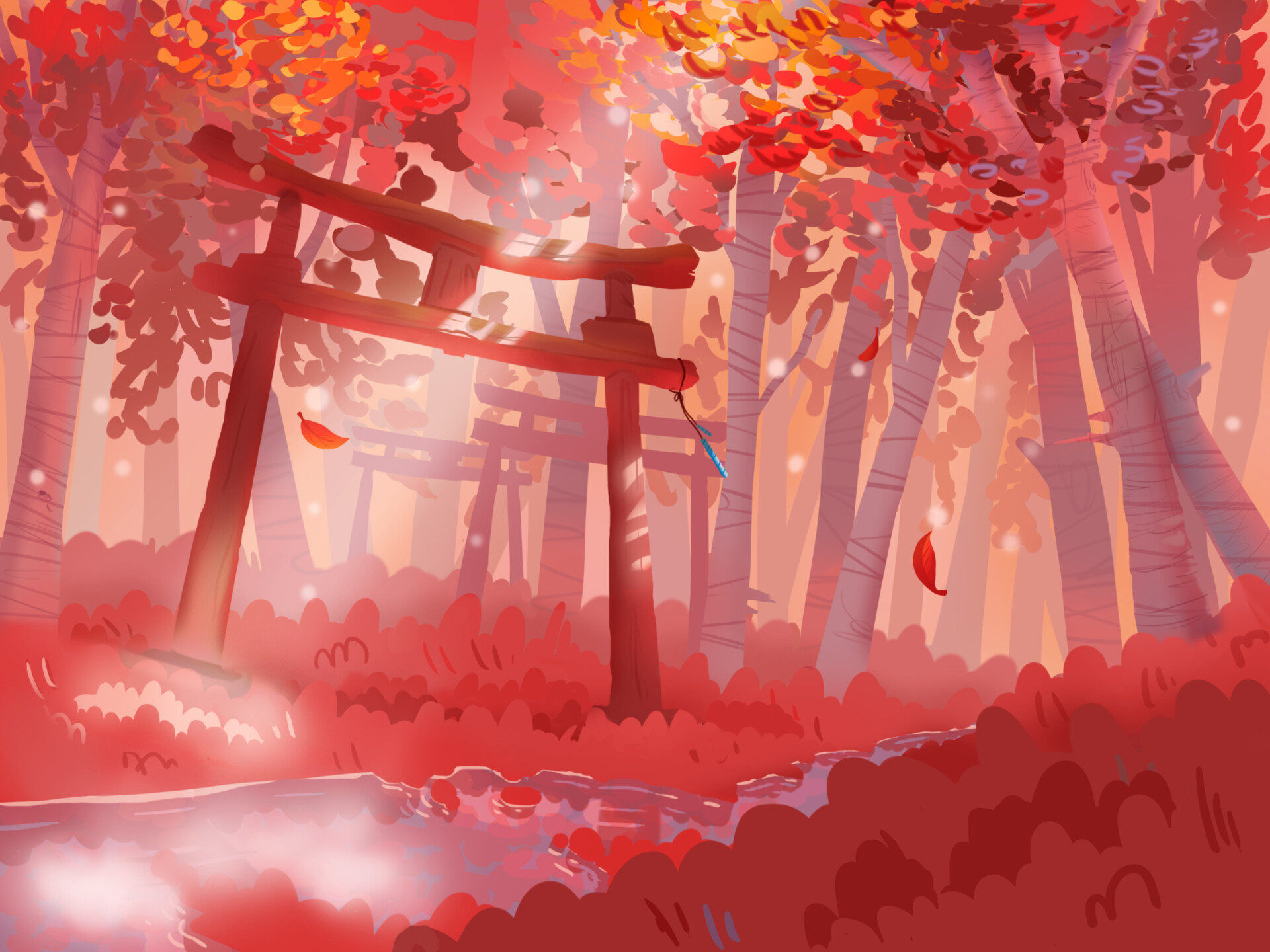 ArtStation - Mukai Kyorai's Haiku