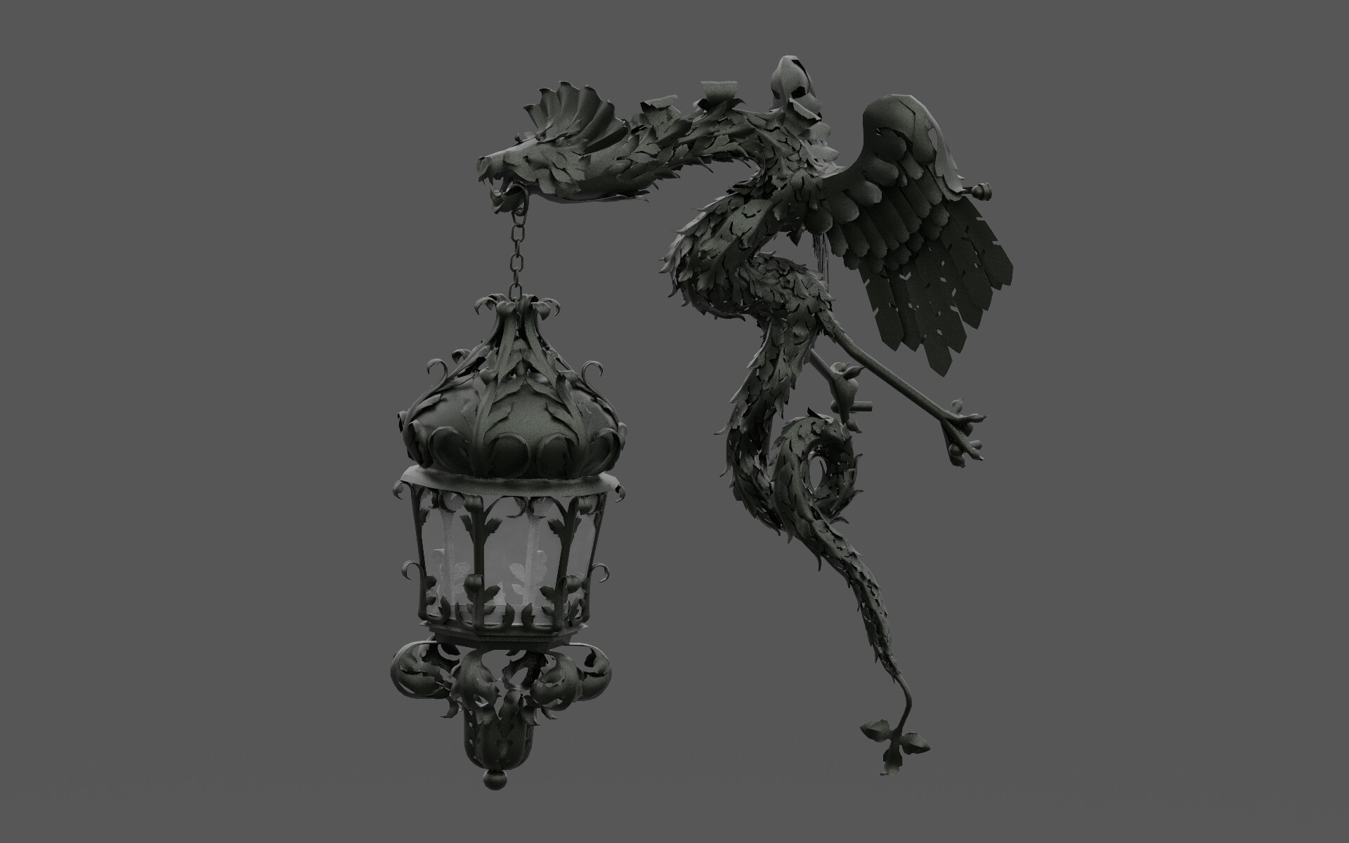 ArtStation - Dragon lamp