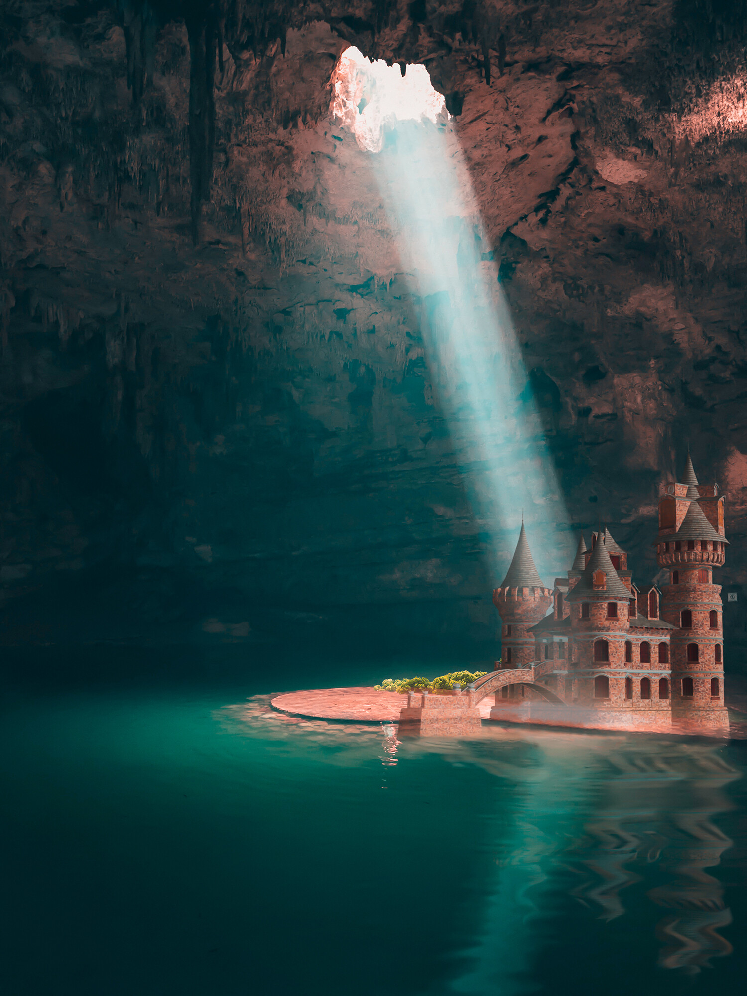 ArtStation - Underground Castle