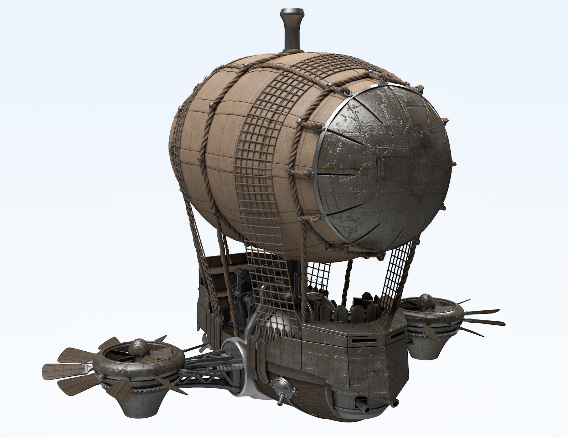 ArtStation - Fantasy Dwarf Airship