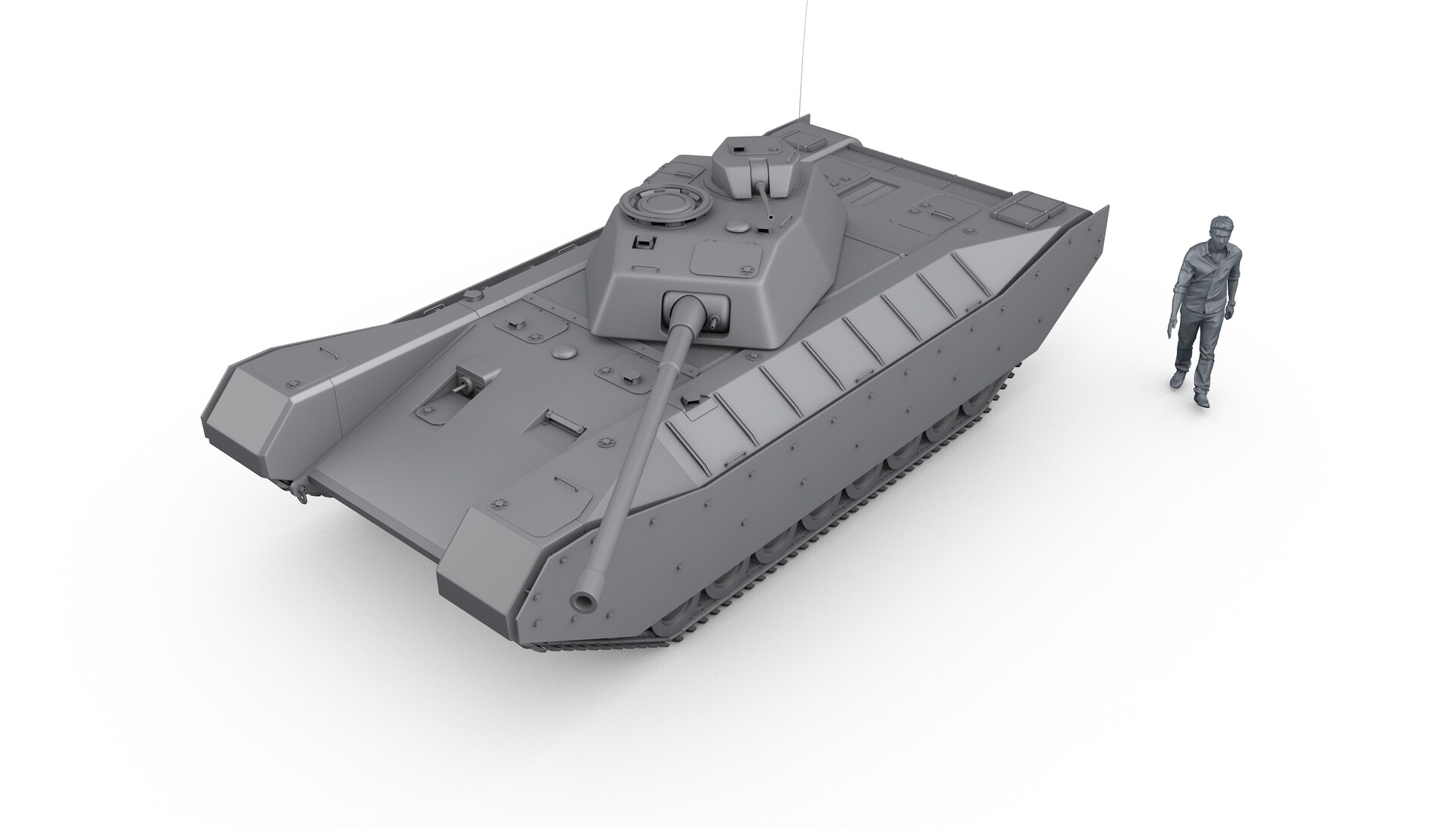 ArtStation - Churchill 2 Tank Concept