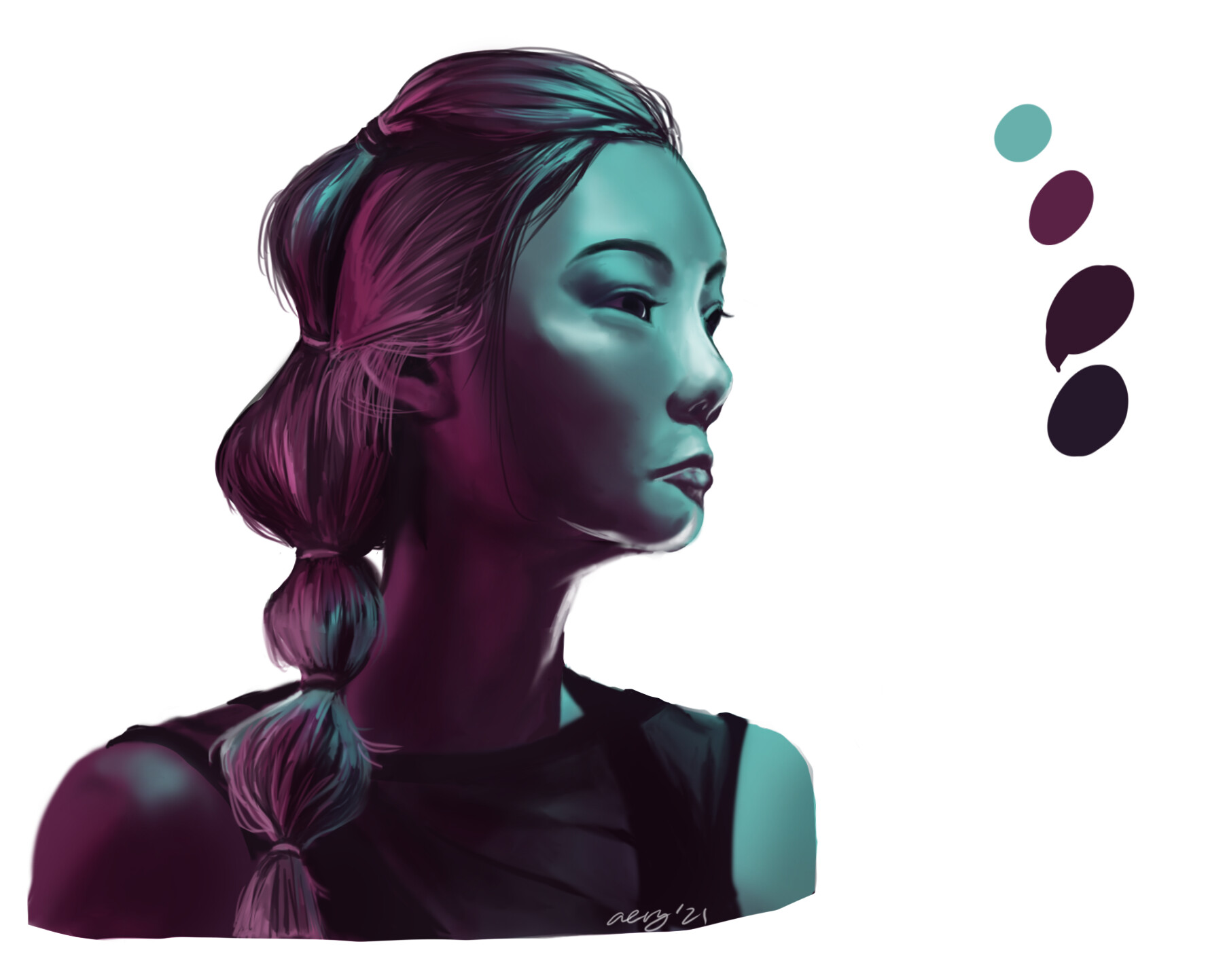 ArtStation - portrait study