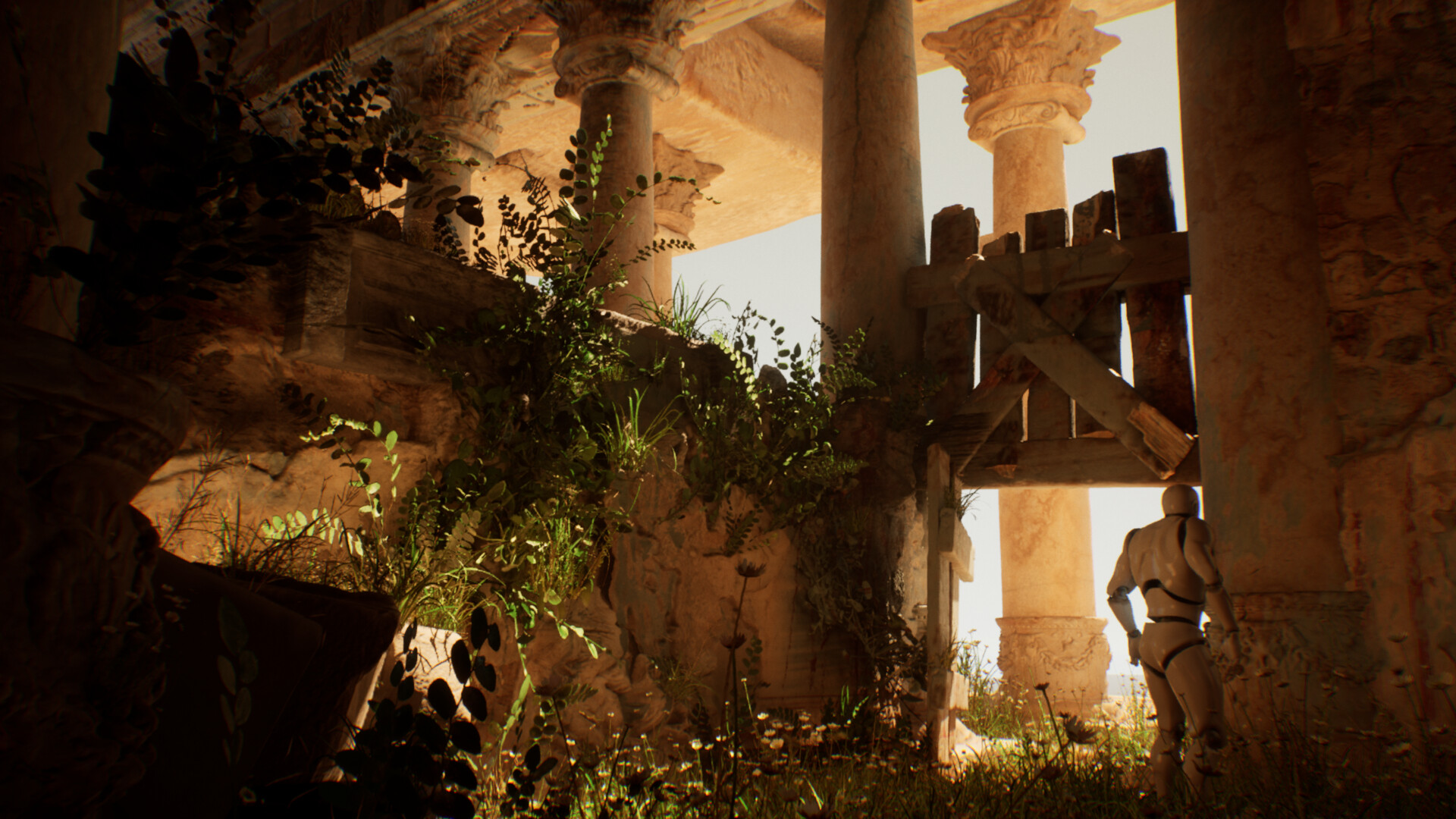 Radu Cius - Ruins of a Roman Temple UE5 + Megascans