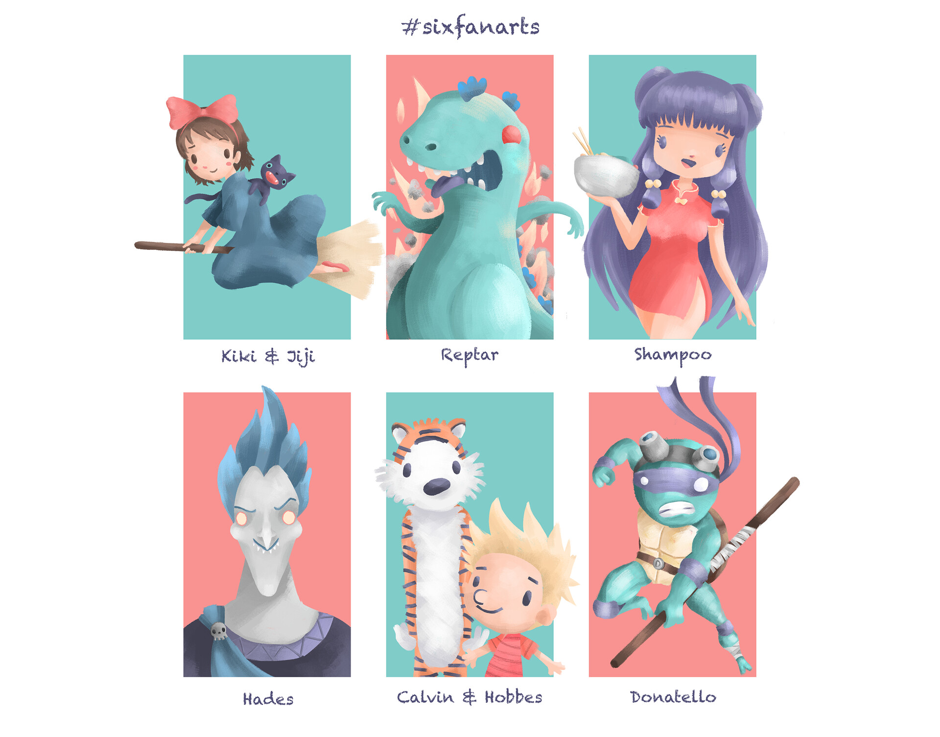 ArtStation - Six fan arts