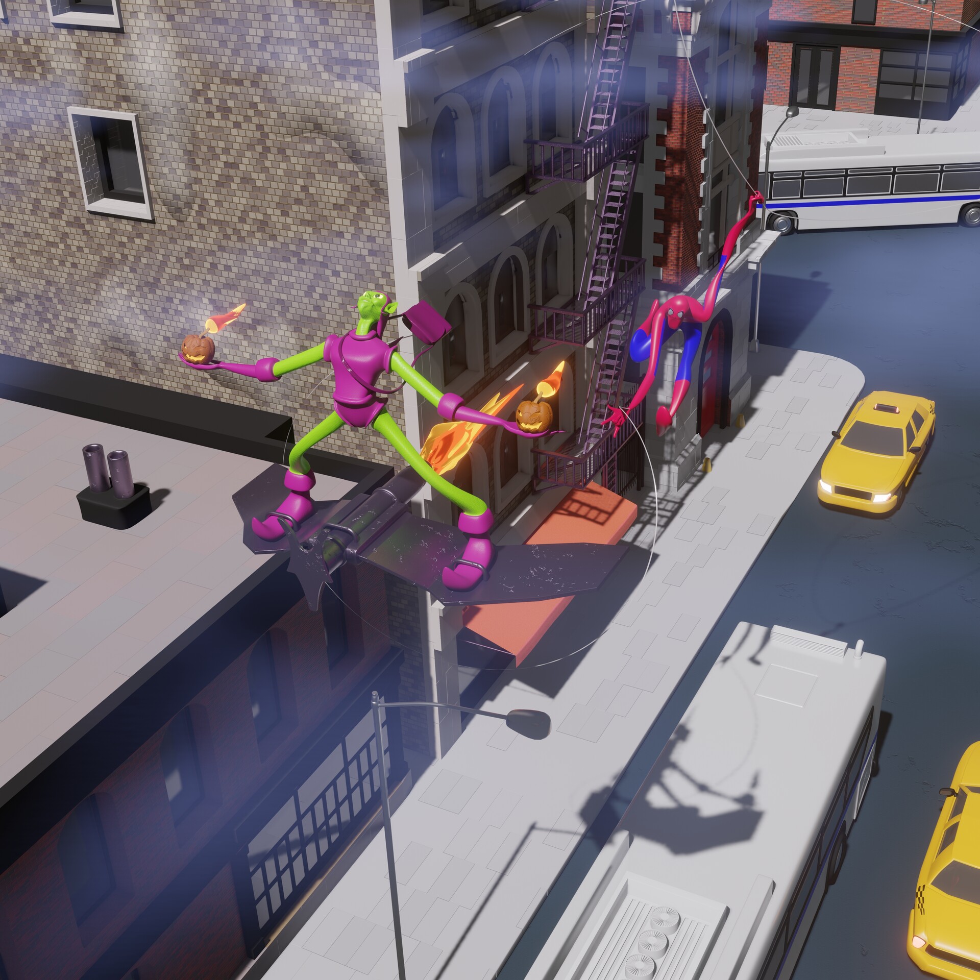 ArtStation - Hey, Spidey! It's Goblin time!