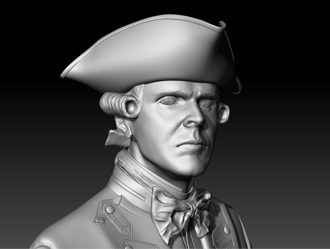 ArtStation - WIP Commodore James Norrington