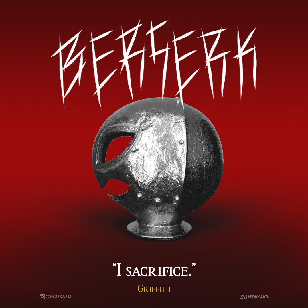 ArtStation - Helmet - Griffith - Berserk
