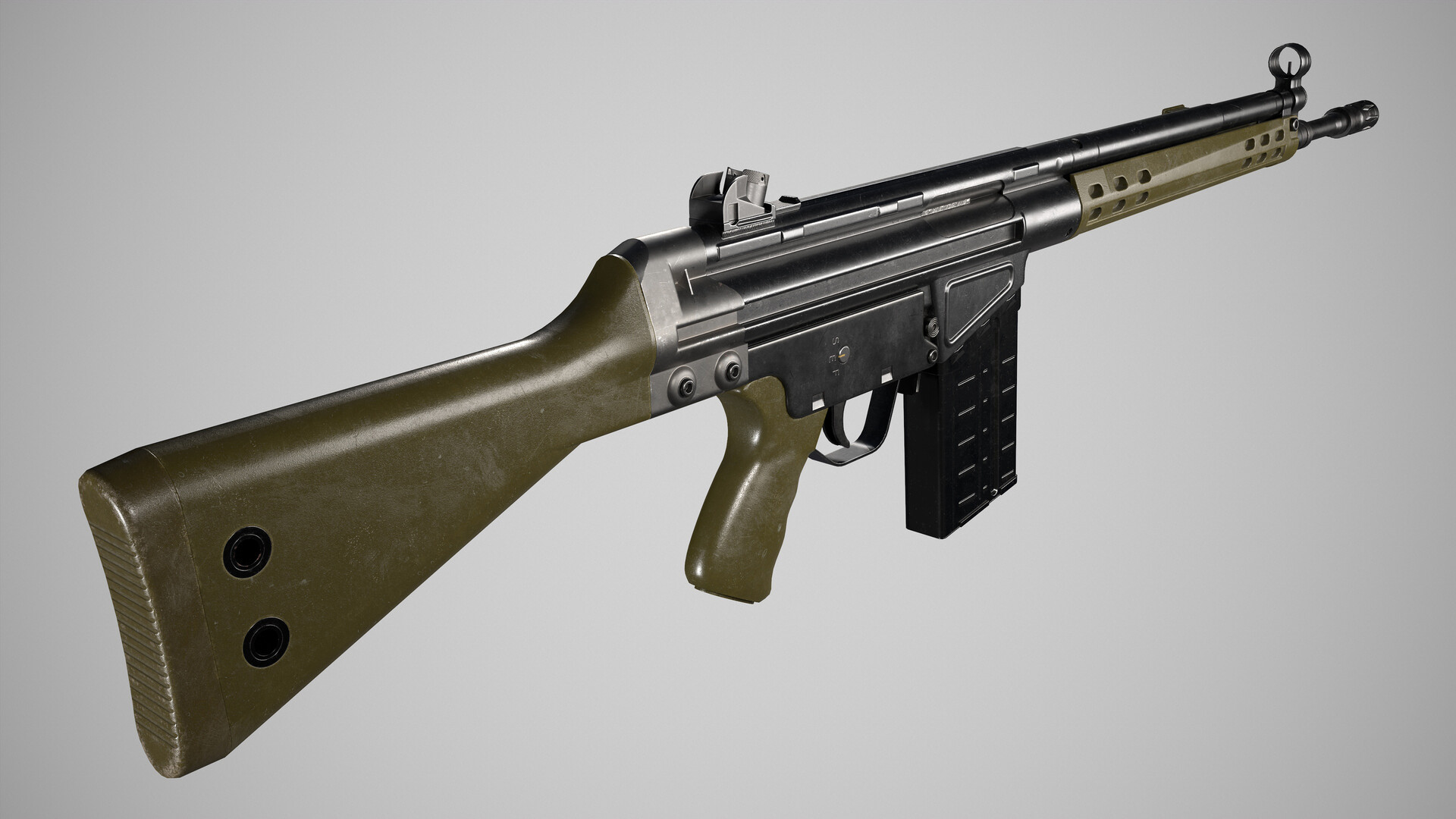 Aleksandr Kochergin - H&K G3 rifle