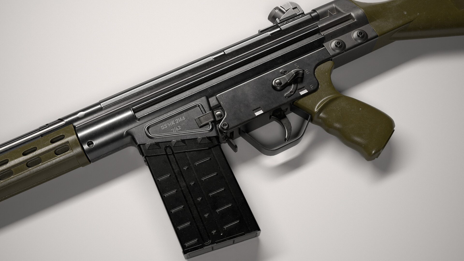 Aleksandr Kochergin - H&K G3 rifle