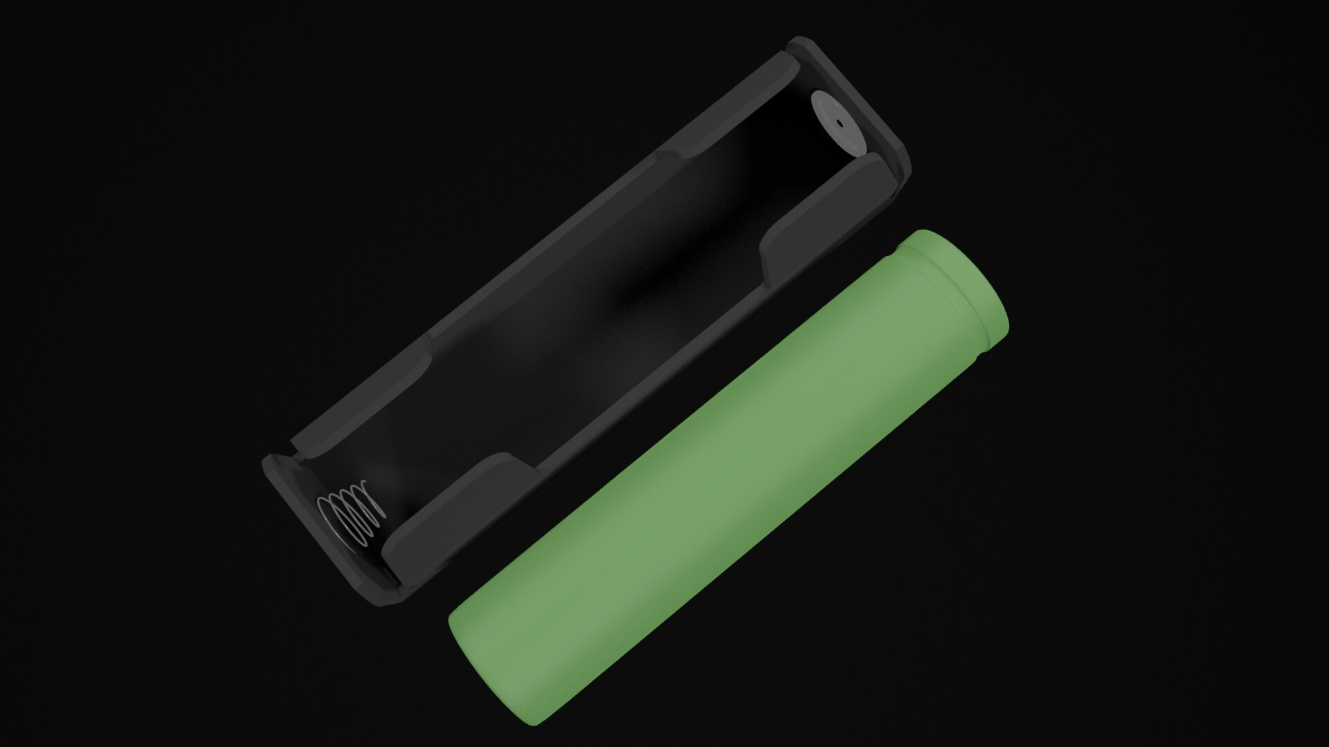 ArtStation - Low Poly Battery and Battery Case