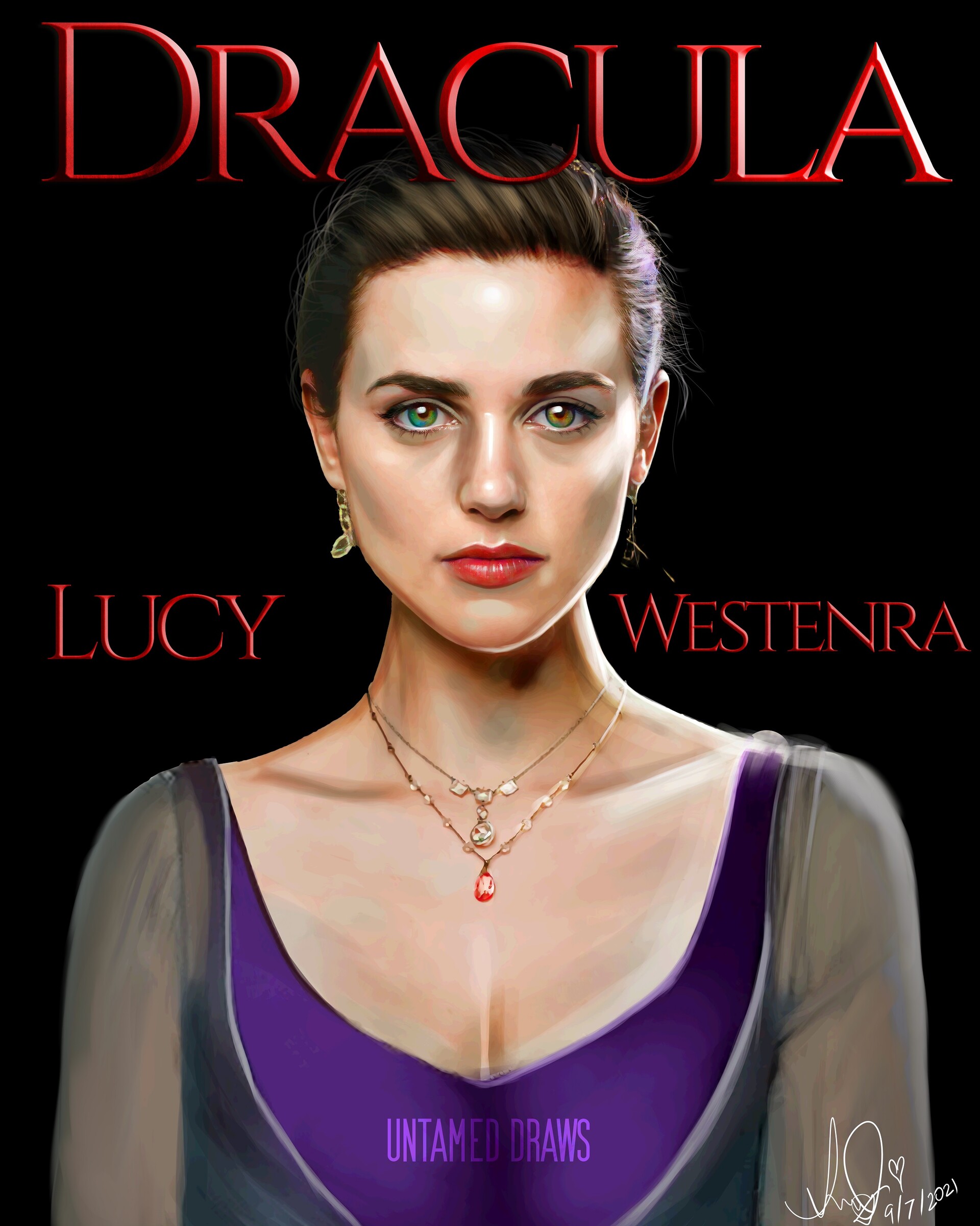 Untamed Draws - Lucy Westenra - Dracula - Untamed Draws Concept Art