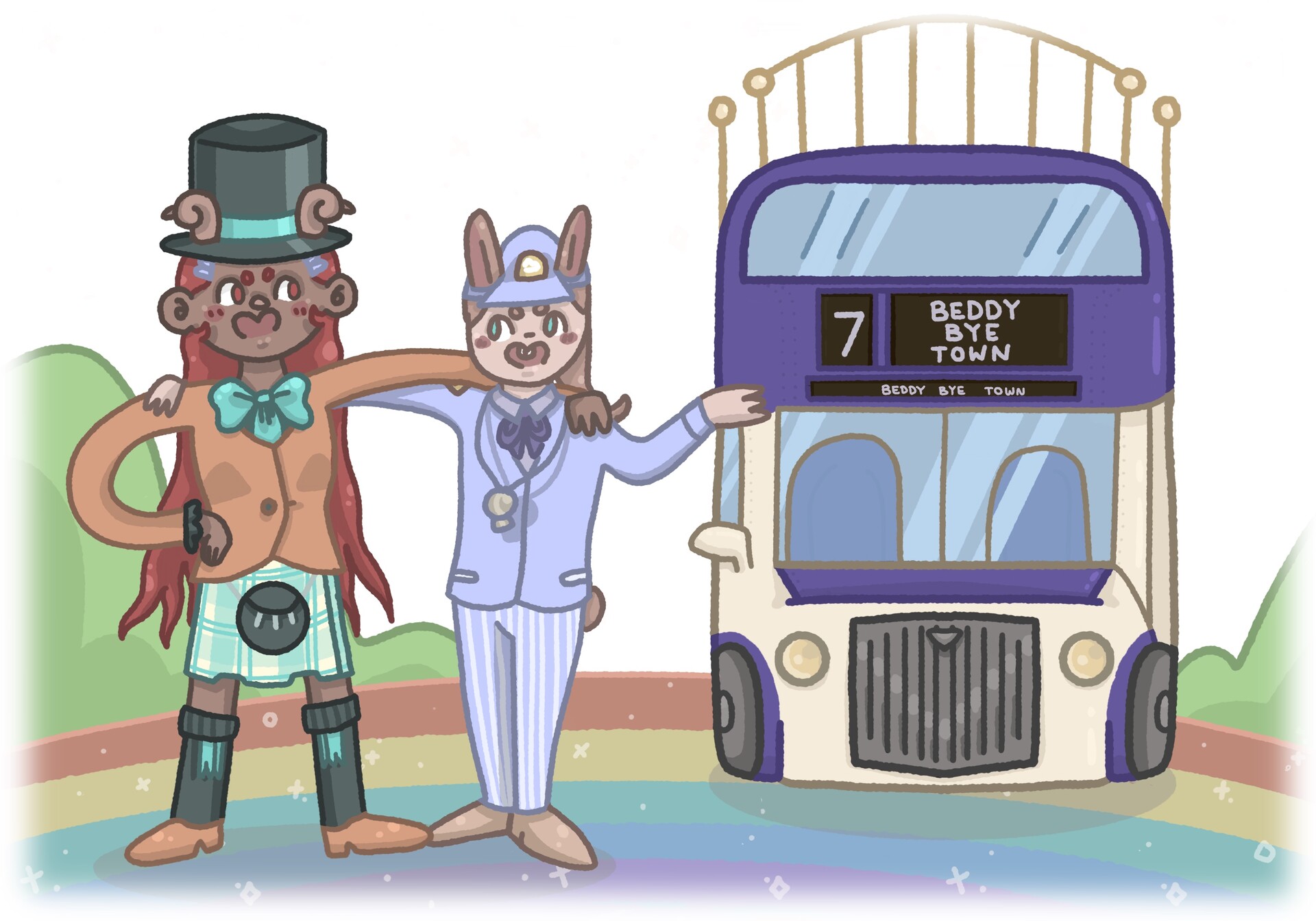 Georgie - Illustrated Children's Book - The Beddy-Bye Bus