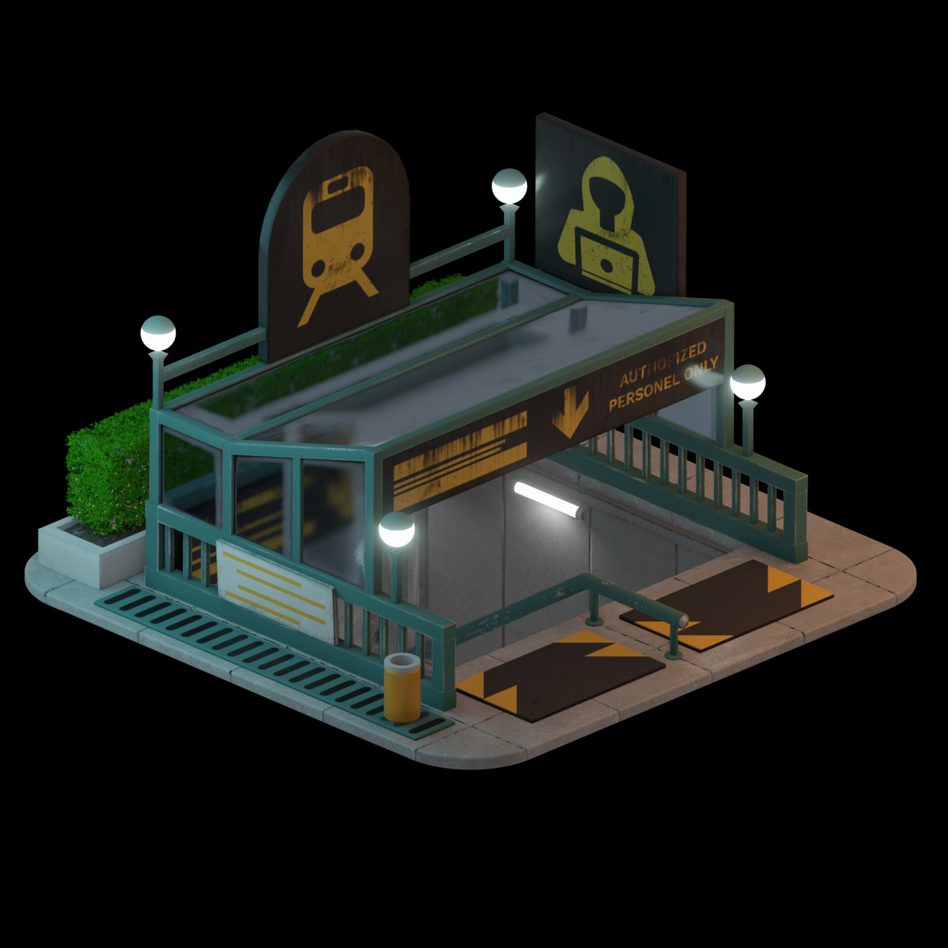 ArtStation - Sci-Fi Subway